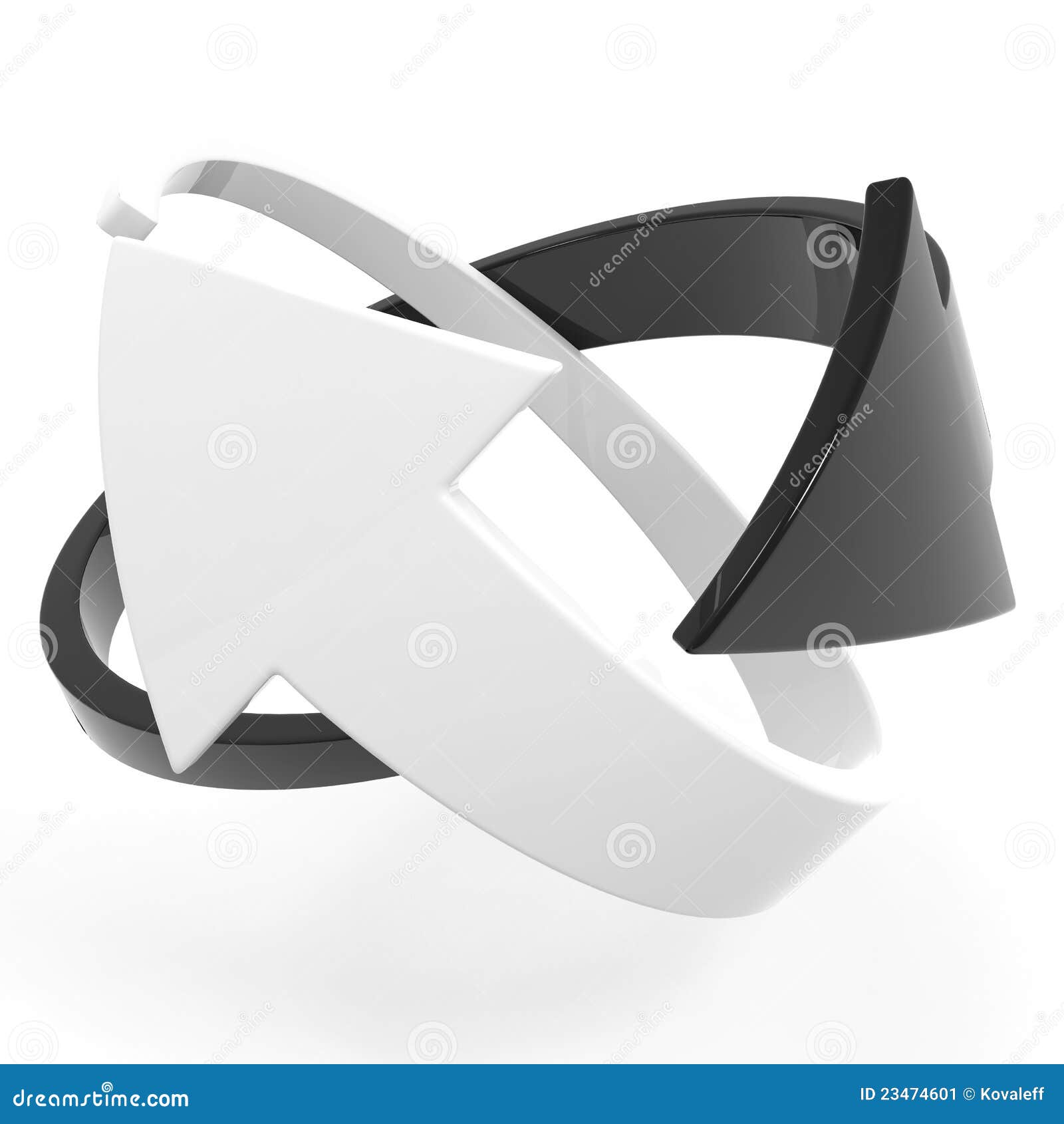 Two Arrows. Cycle. Royalty-Free Stock Photo | CartoonDealer.com #23474601