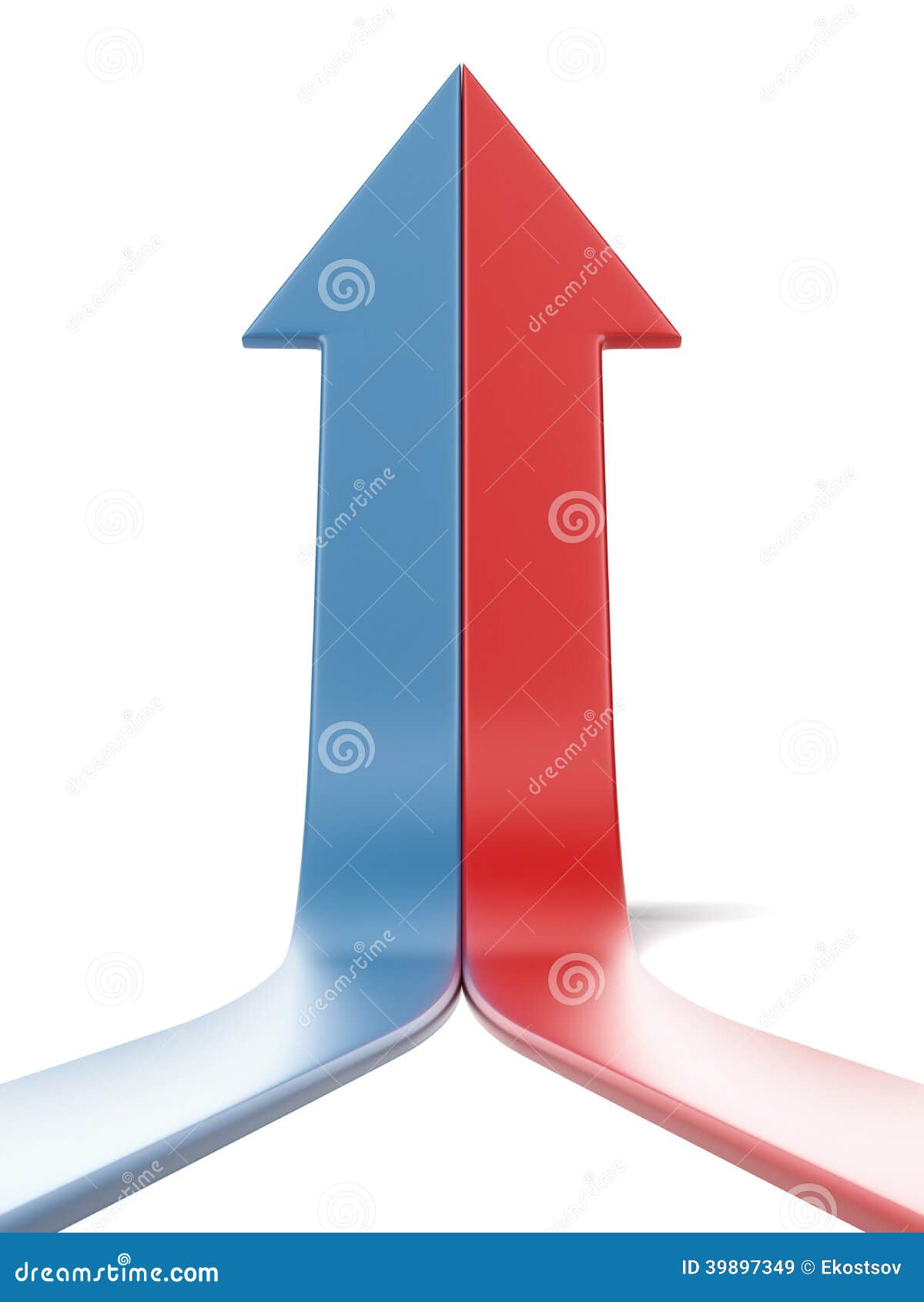 Two Arrows Grow Up Together Stock Illustrations – 4 Two Arrows Grow Up ...