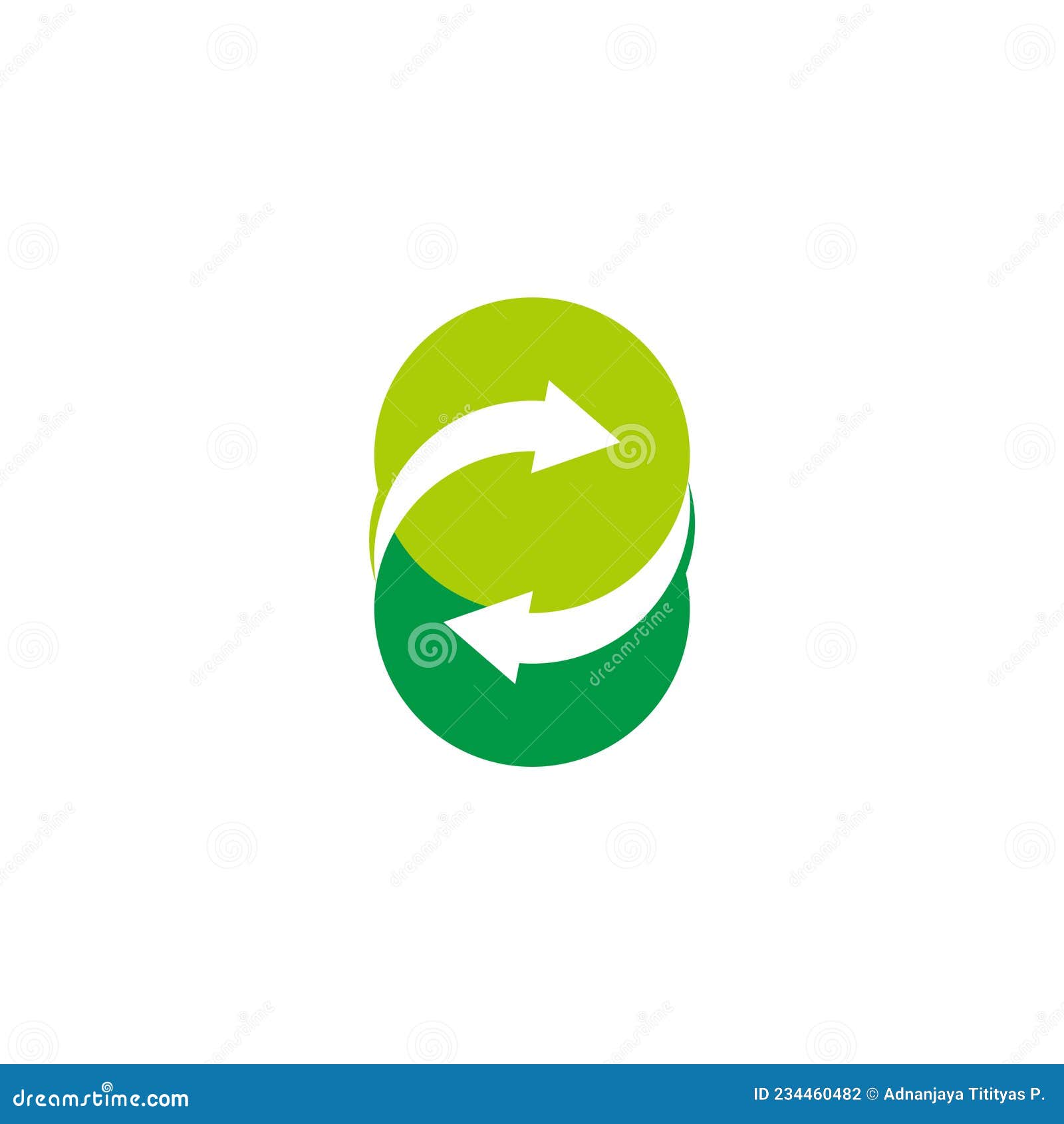 Two Arrows Opponent Direction Exchange Recycle Symbol Vector Stock ...