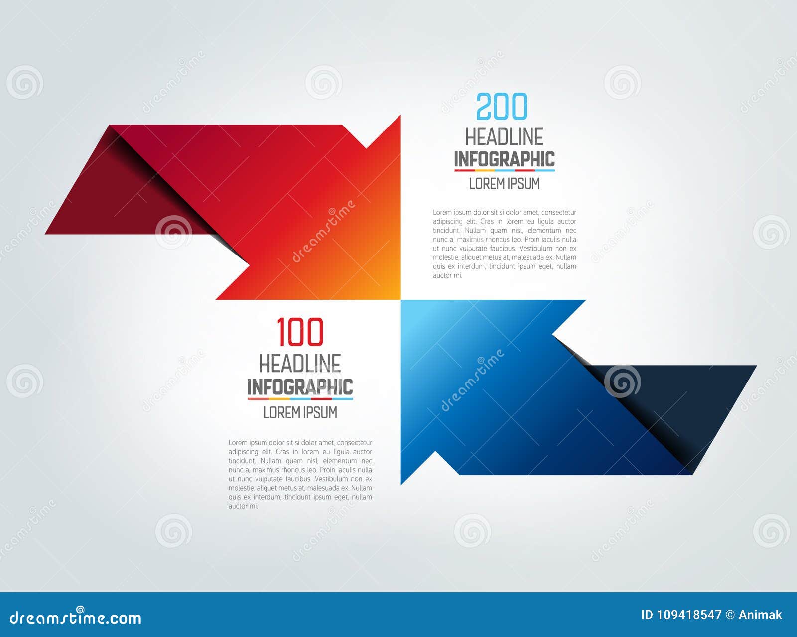 Two Arrows in Opposite Direction Infographic, Chart, Scheme, Diagram ... Two Arrows in Opposite Direction Infographic, Chart, Scheme, Diagram ...