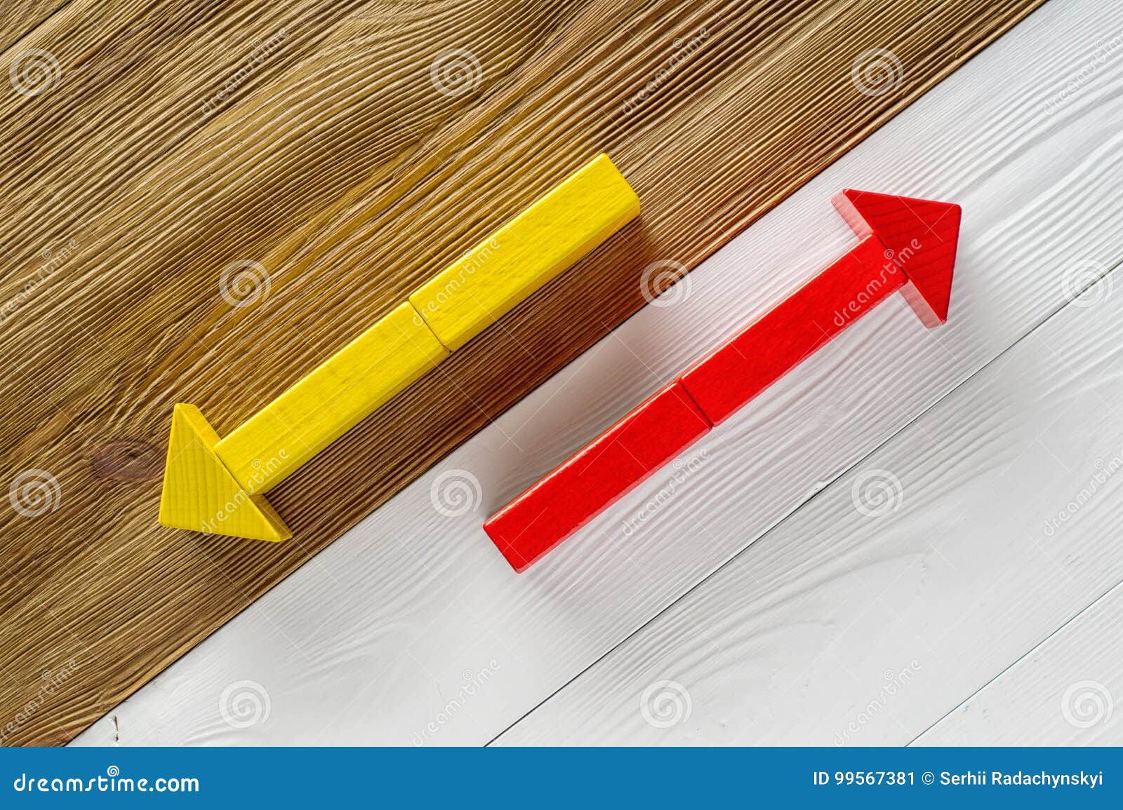Two Arrows Pointing in Opposite Directions. Stock Image - Image of meet ... Two Arrows Pointing in Opposite Directions. Stock Image - Image of meet ...