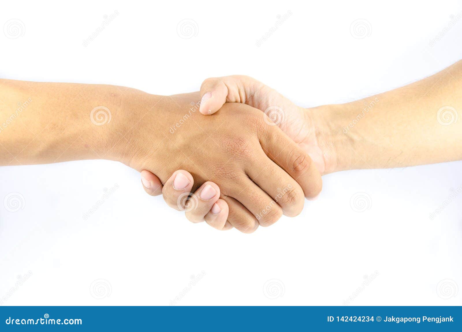 Two asian man shake hand stock photo. Image of agreement - 142424234