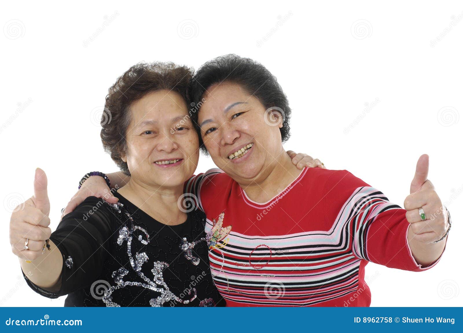 Two Asian senior lady stock photo. Image of face, enthusiastic - 8962758