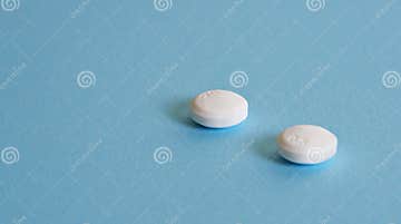 Two aspirin pills stock photo. Image of drug, fever, medical - 1949428