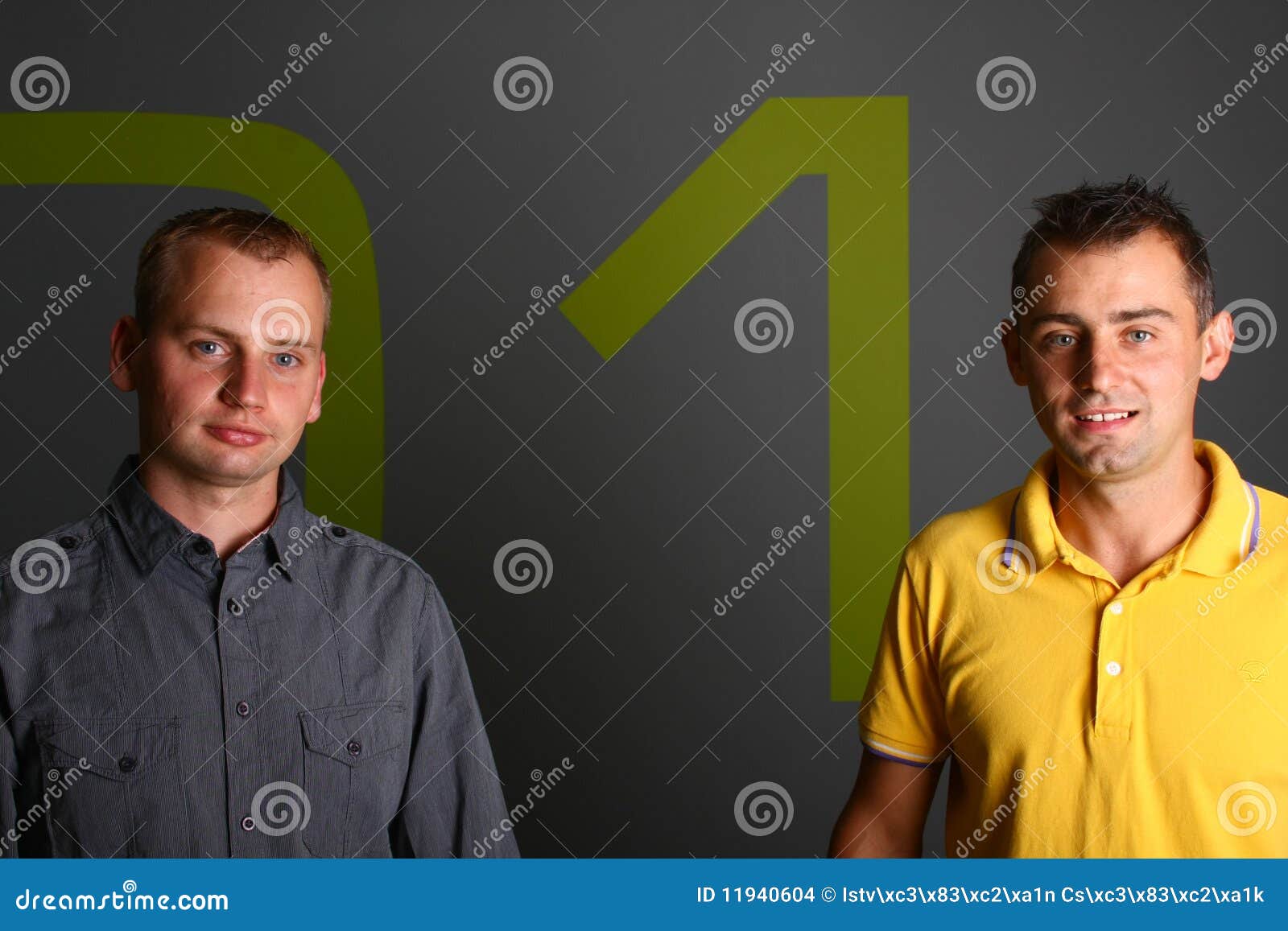 Two attractive guy stock photo. Image of handsome, model - 11940604