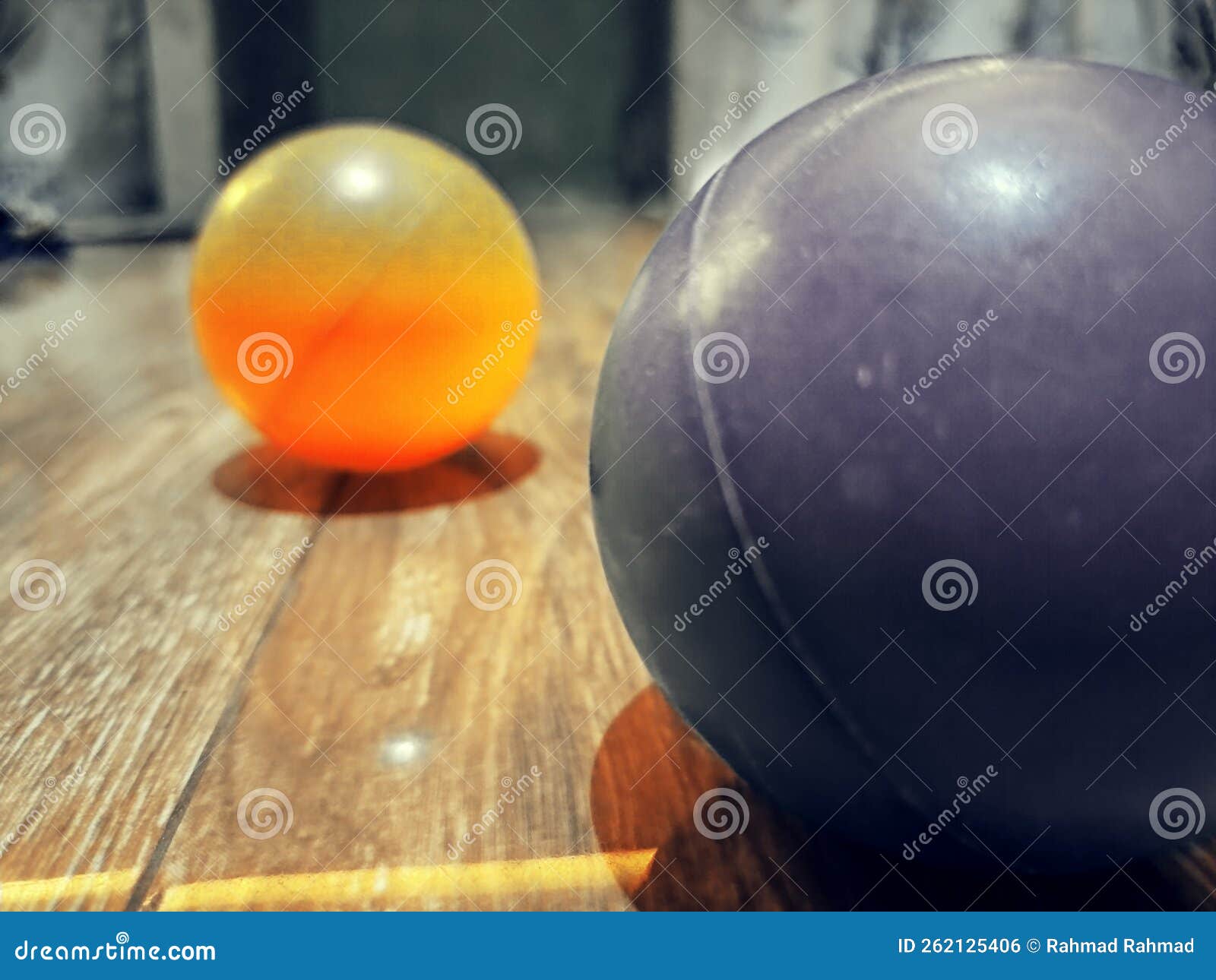 Two Balls of Different Colors Stock Photo - Image of sphere, green ...