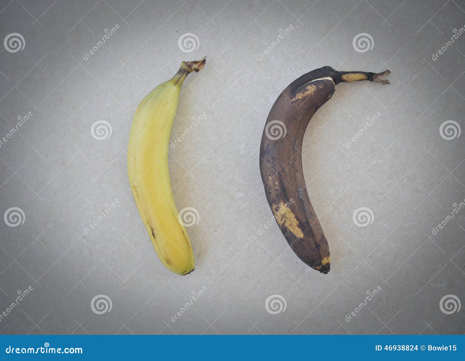 Two bananas stock photo. Image of fruit, mature, white - 46938824