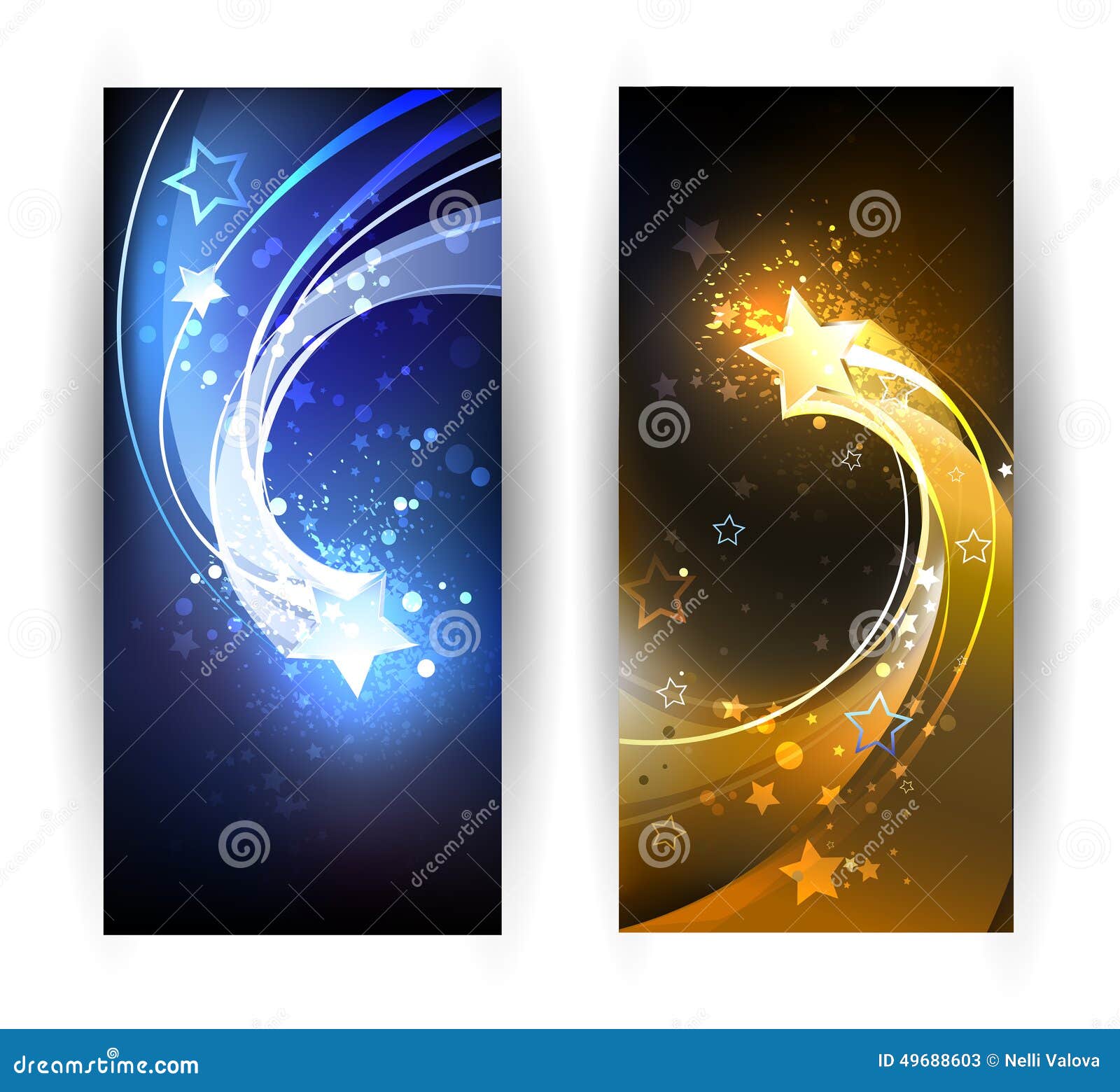 Stylized Comet In Shape Flower Mandala And Watercolor Spot, Symbolized ...