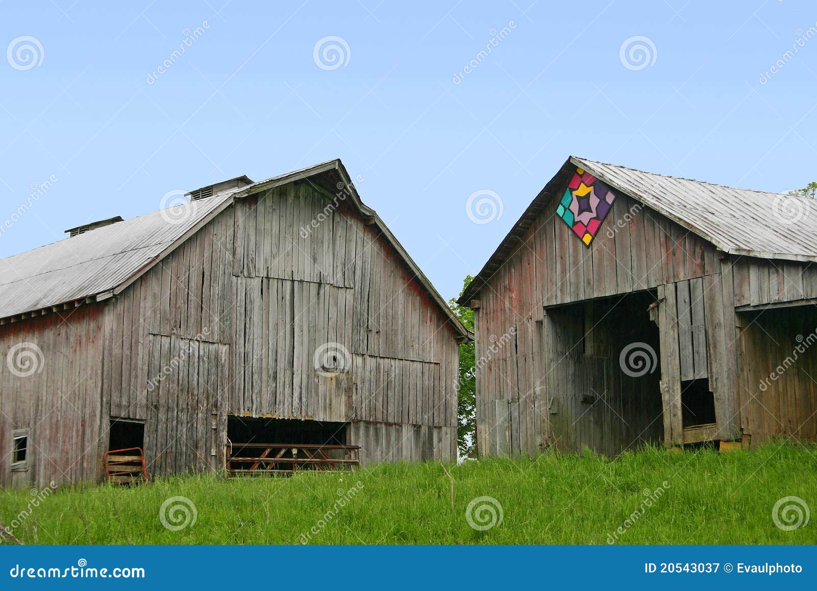 Two Barns stock image. Image of storage, ohio, design - 20543037