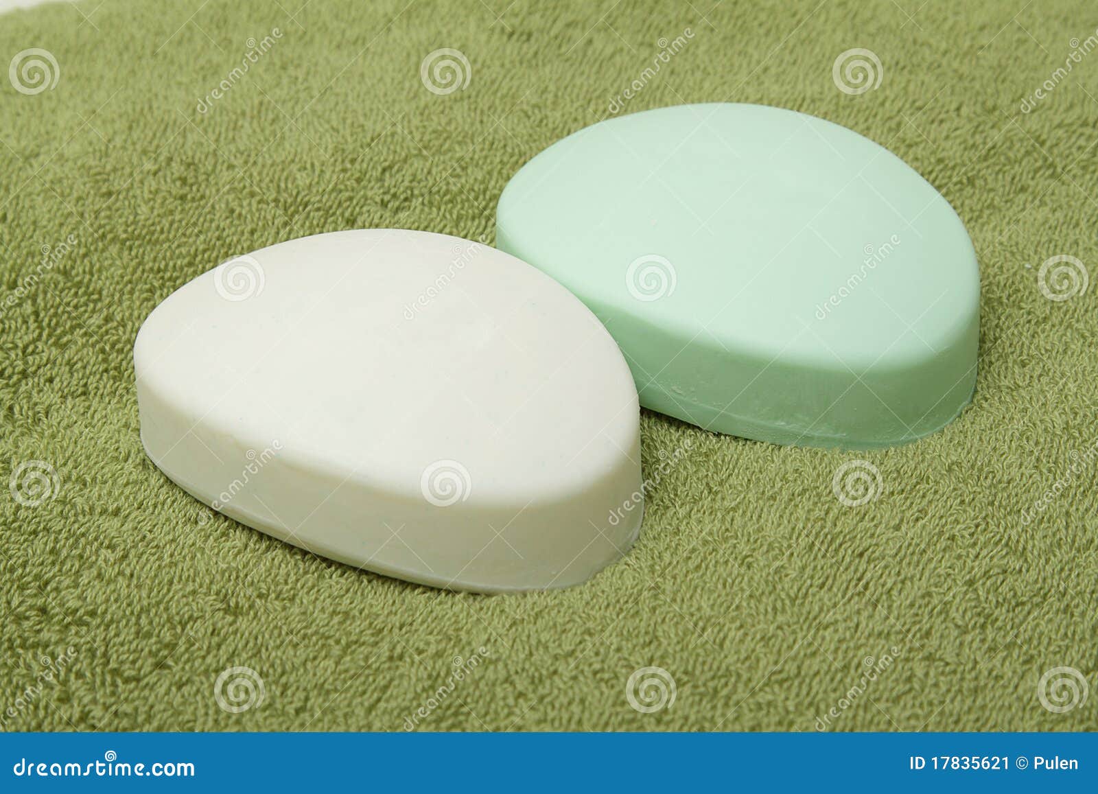 Two bars of soap stock image. Image of terry, soft, washing - 17835621