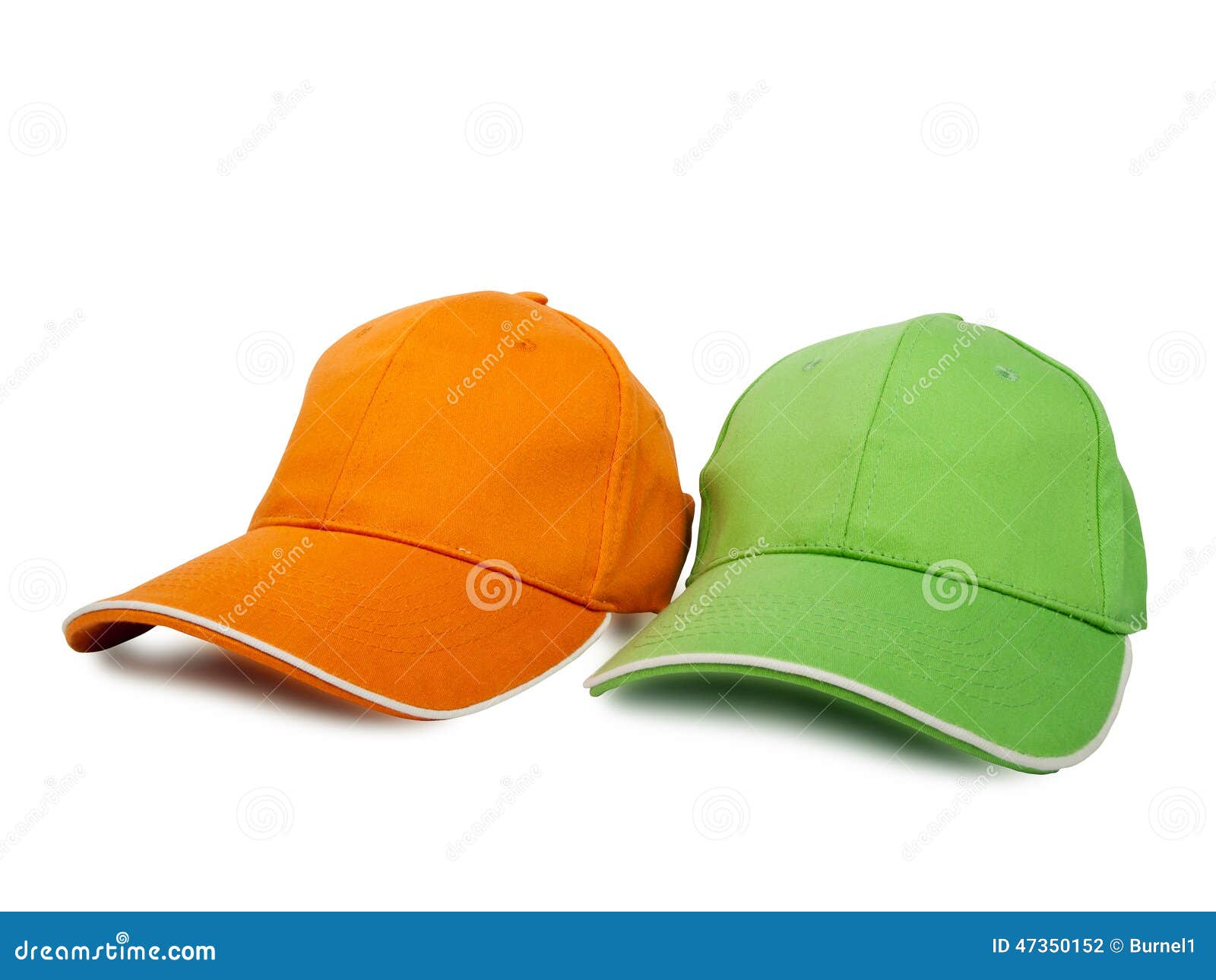 Two baseball caps stock photo. Image of cover, style - 47350152