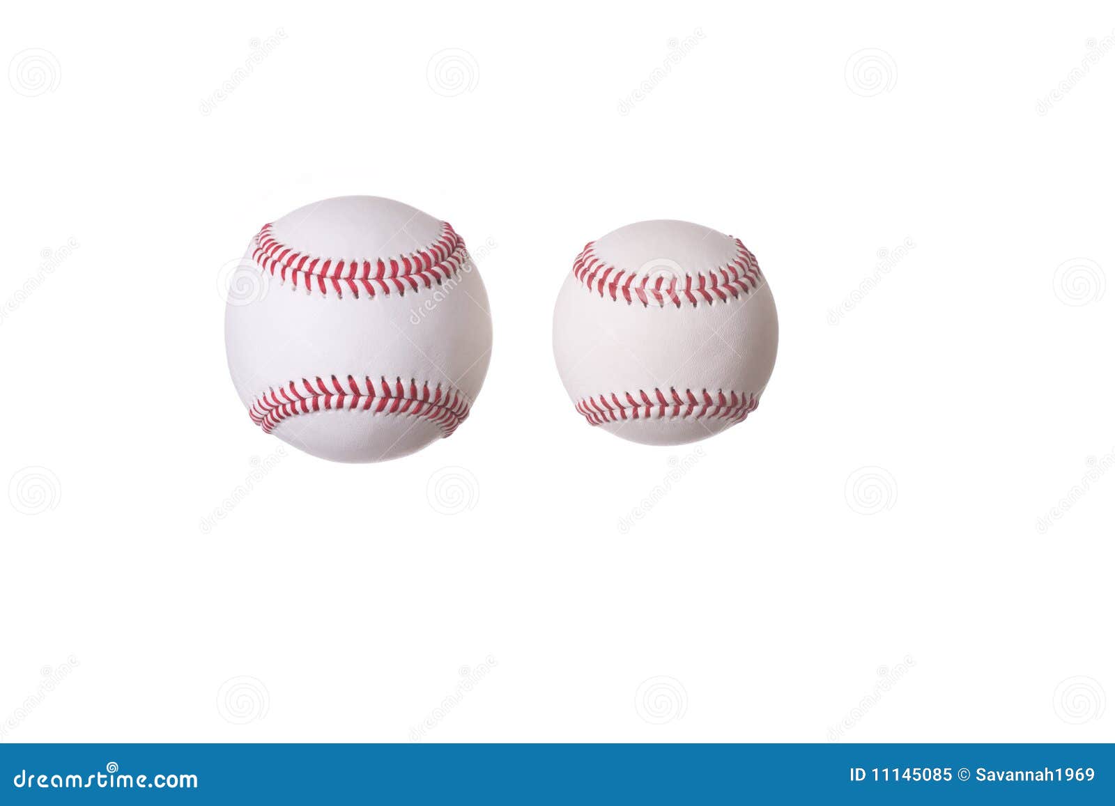 Two baseballs stock image. Image of seams, leather, minature - 11145085