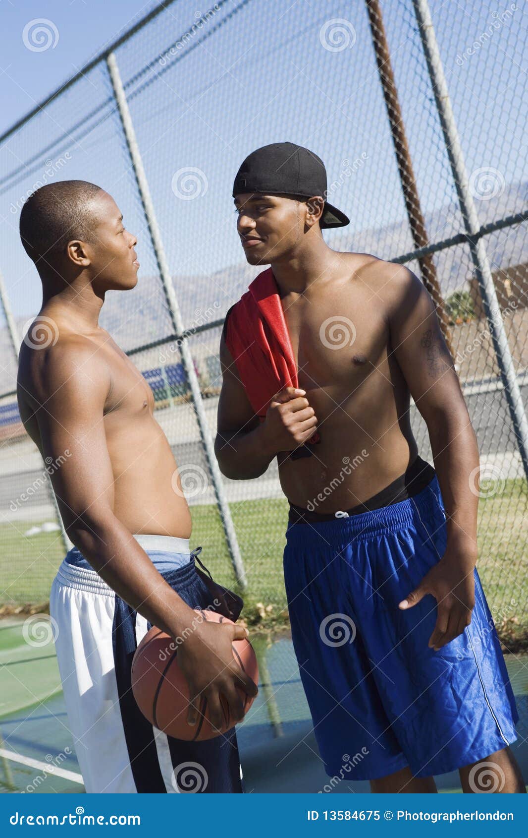 Two Basketball players stock image. Image of confrontation - 13584675