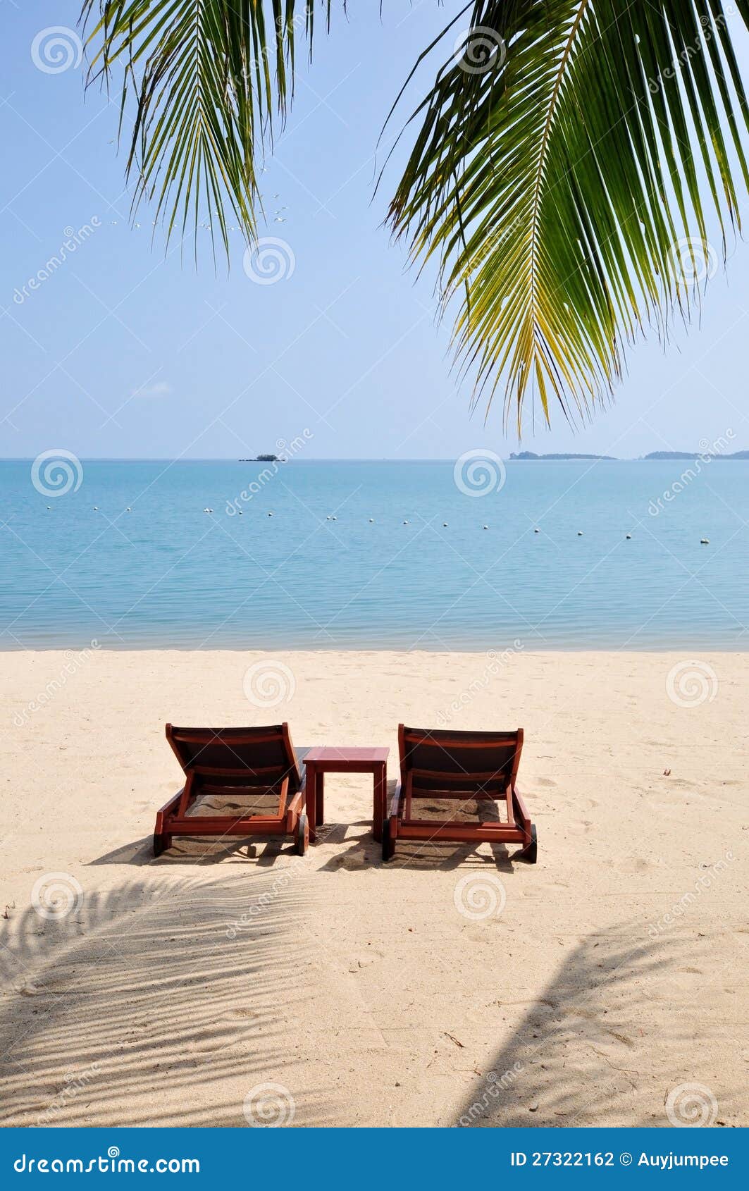 Two Beach chairs stock photo. Image of ocean, relaxation - 27322162