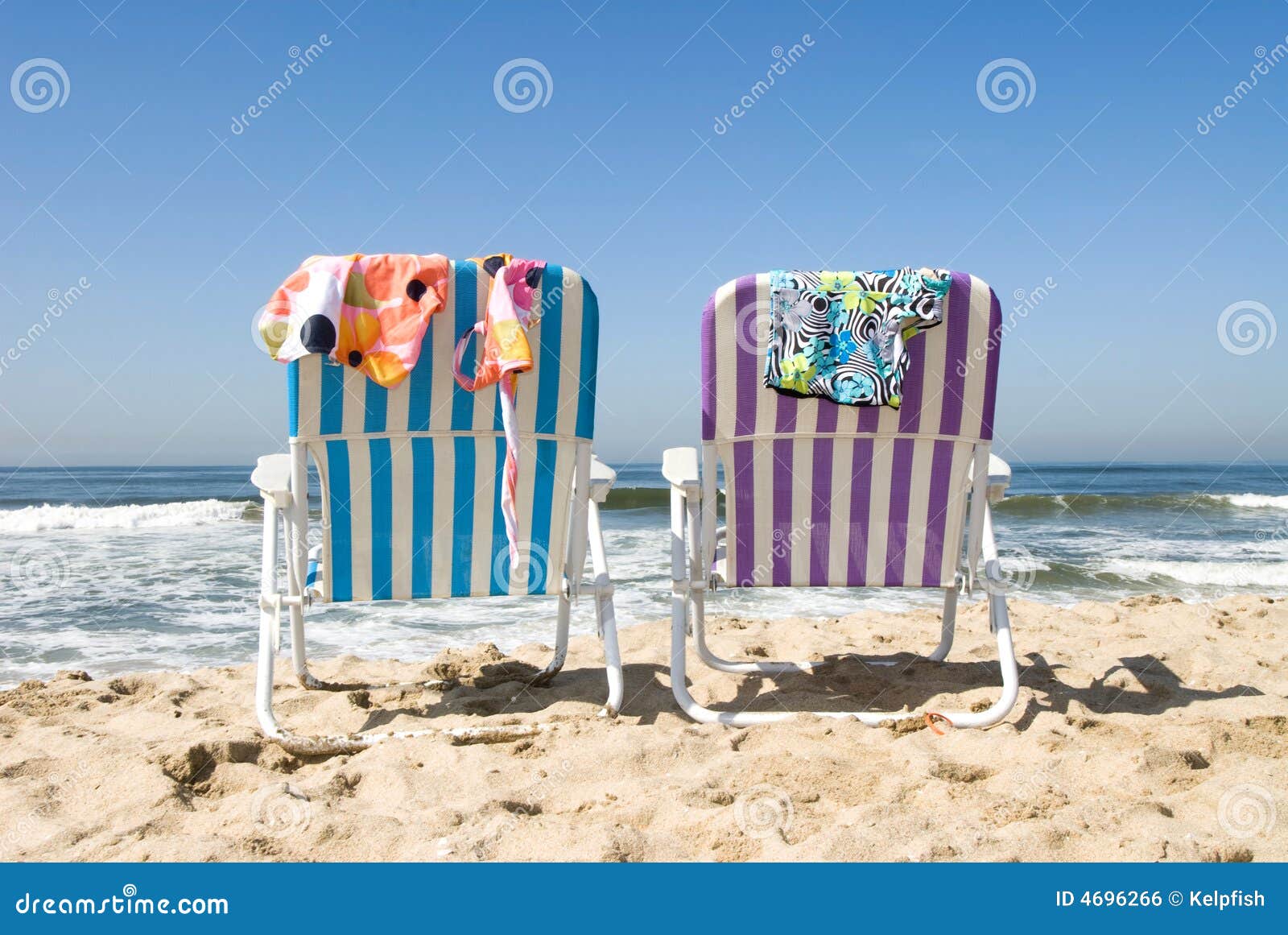 Two beach chairs stock photo. Image of summer, concepts - 4696266