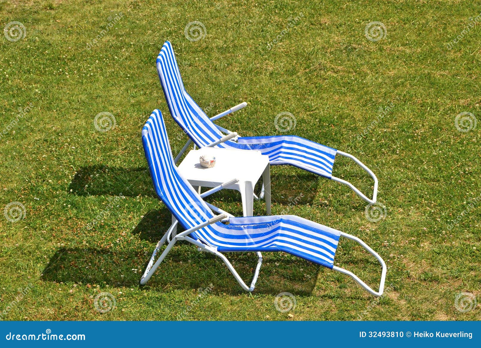 Two beach chairs stock photo. Image of meadow, deck, retirement - 32493810