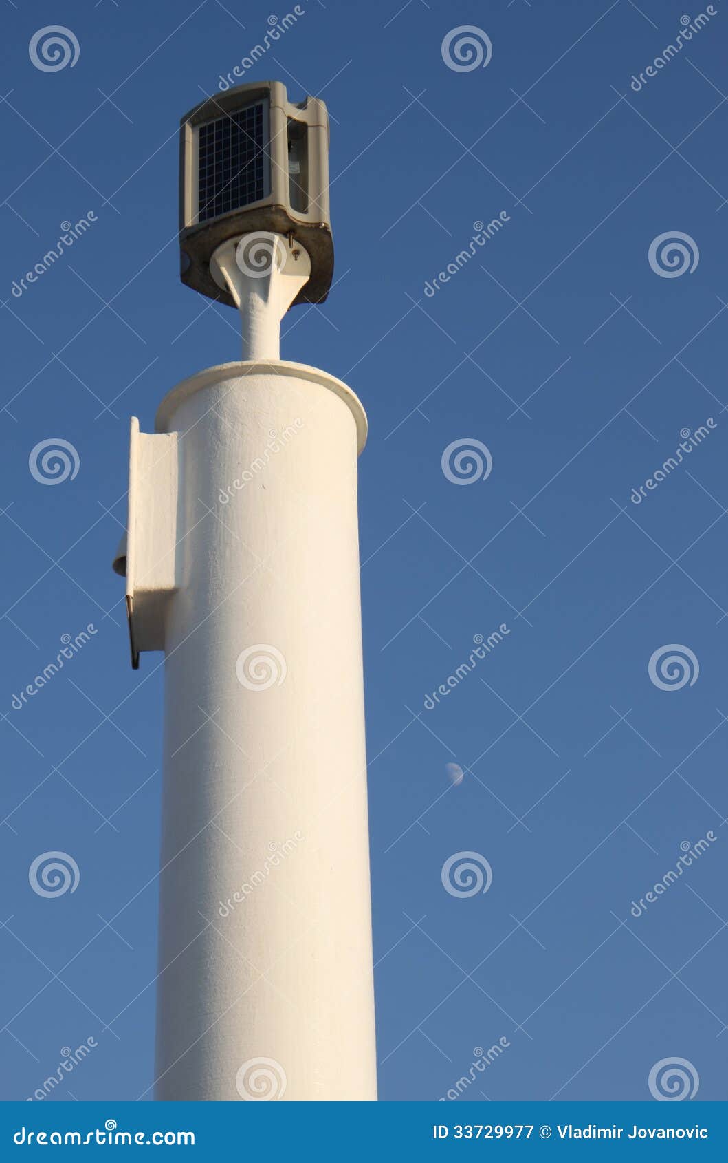 Two beacons stock image. Image of water, white, maritime - 33729977