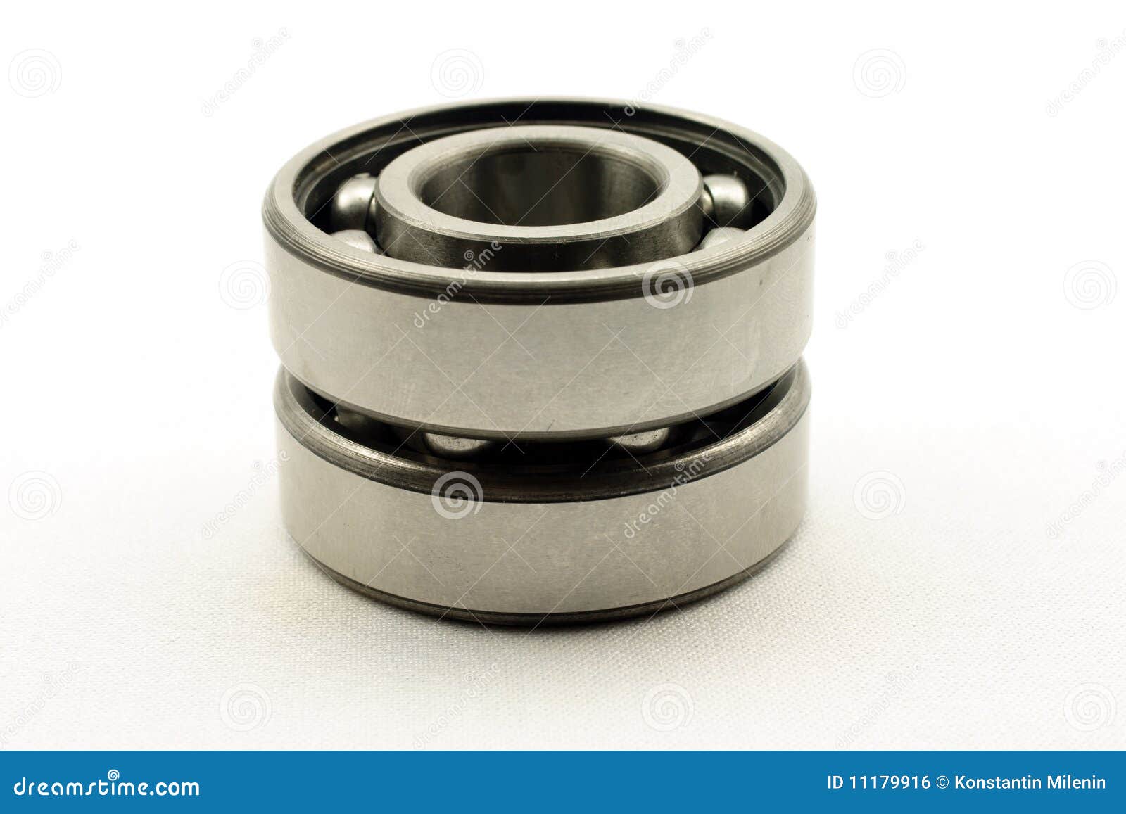 Two bearings stock photo. Image of detail, steel, background - 11179916