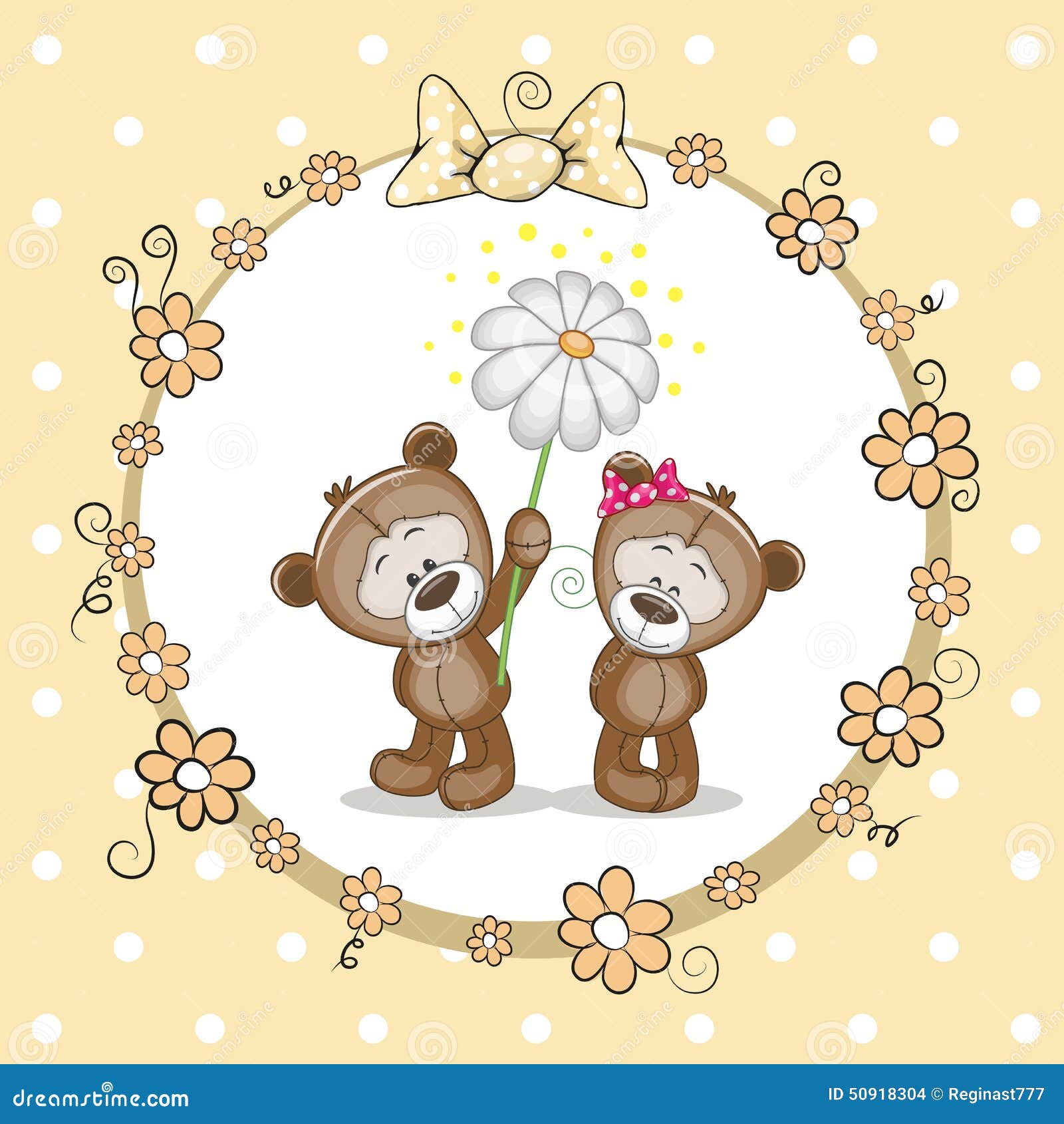 Two Bears stock vector. Illustration of cartoons, childhood - 50918304