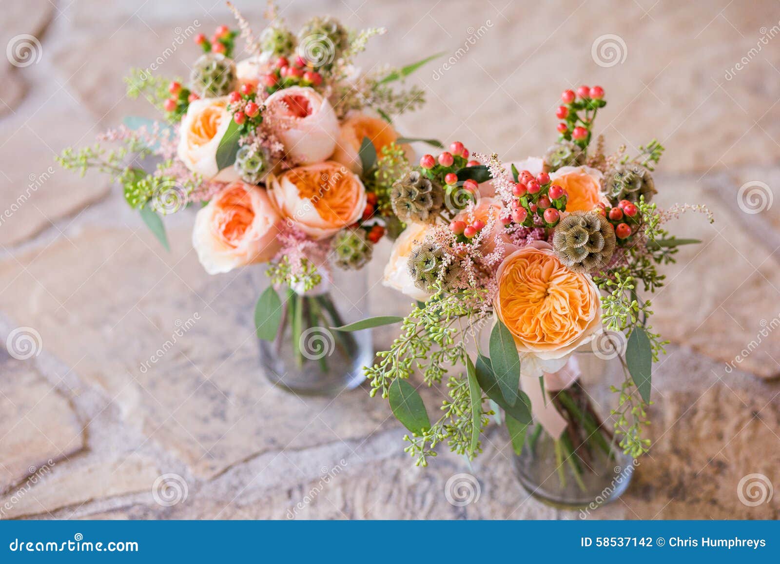 Two bouquets of flowers stock photo. Image of natural - 58537142
