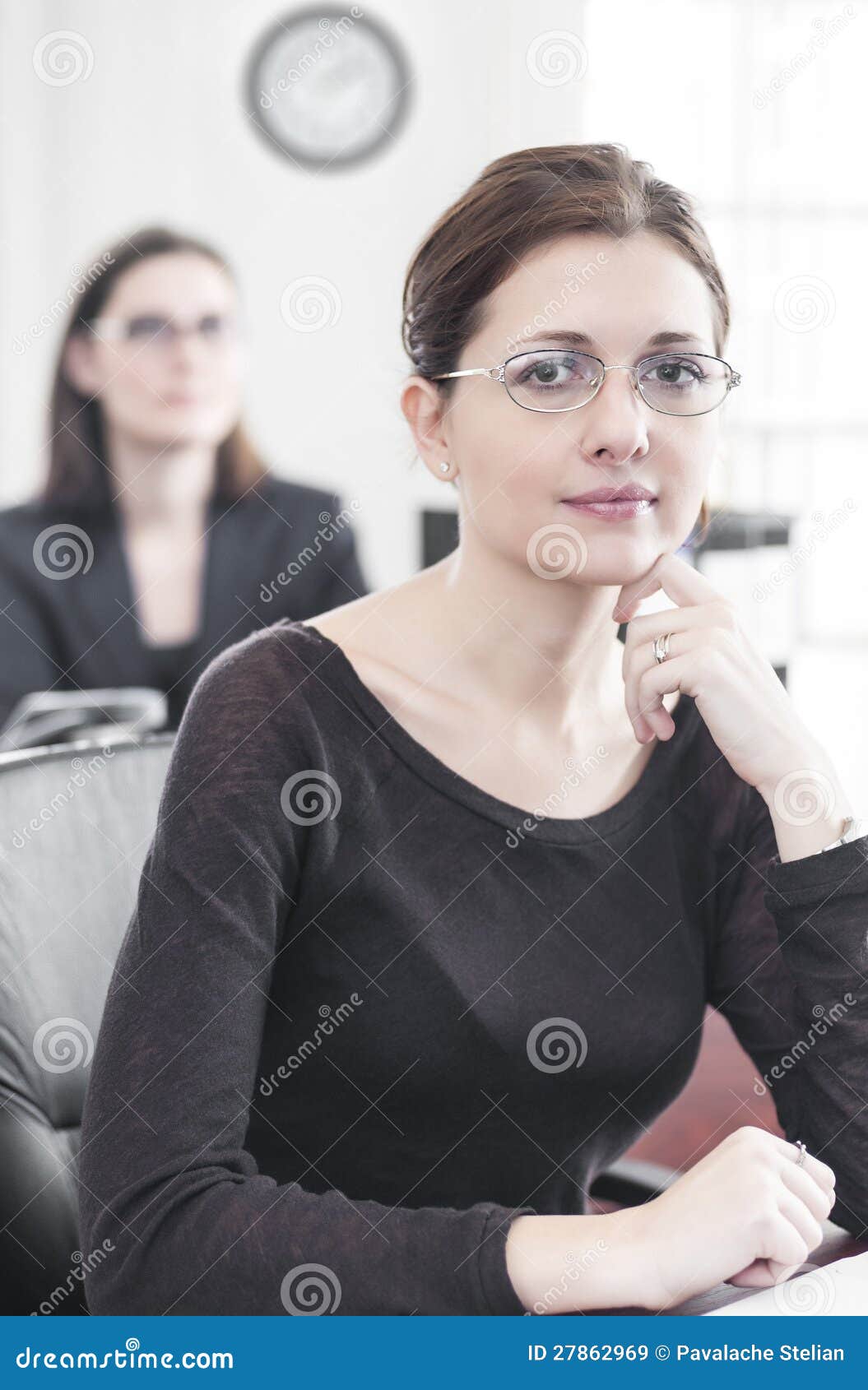 Two Beautiful Business Women Stock Image - Image of lady, couple: 27862969