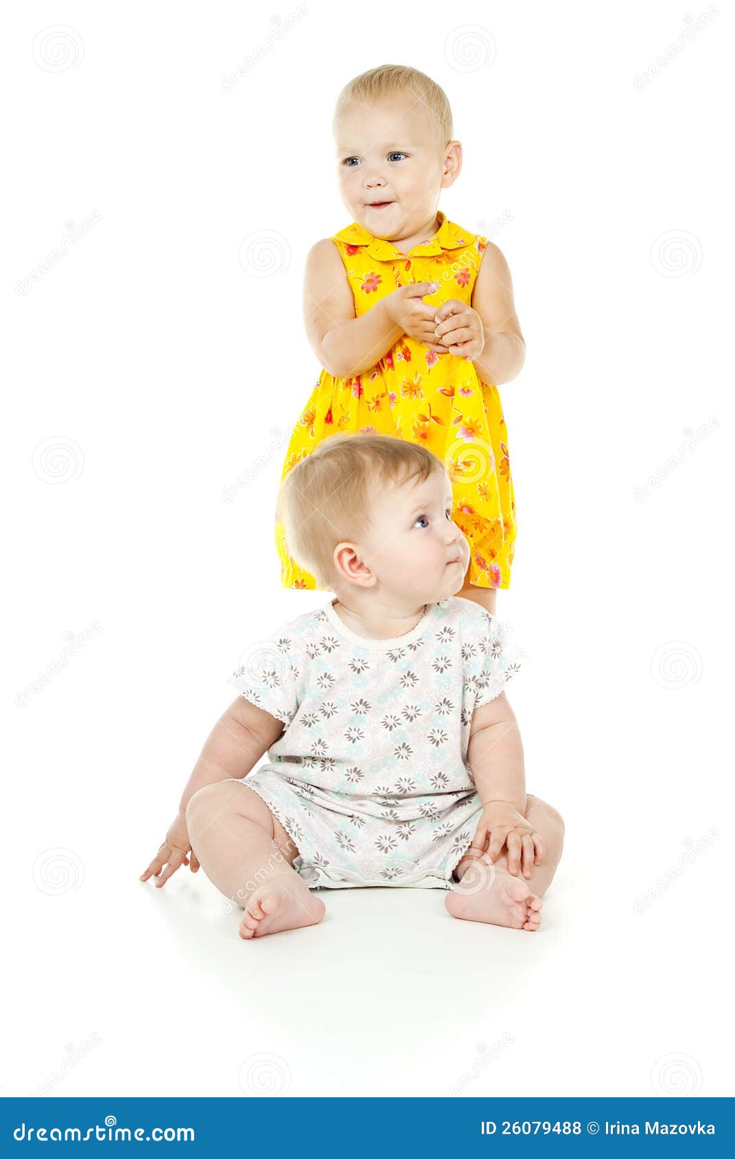 Two Beautiful Children a Girl Stock Photo - Image of eyes, demur: 26079488