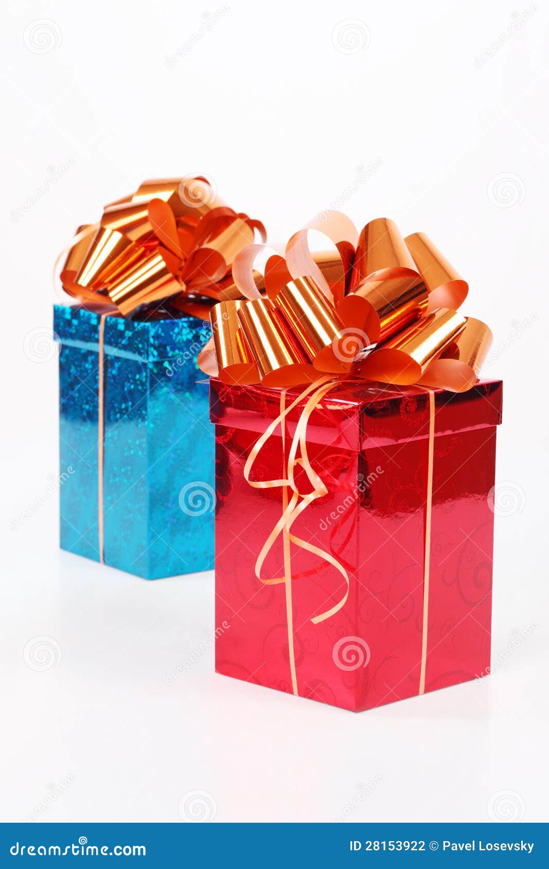 Two beautiful gift boxes stock photo. Image of beautiful - 28153922