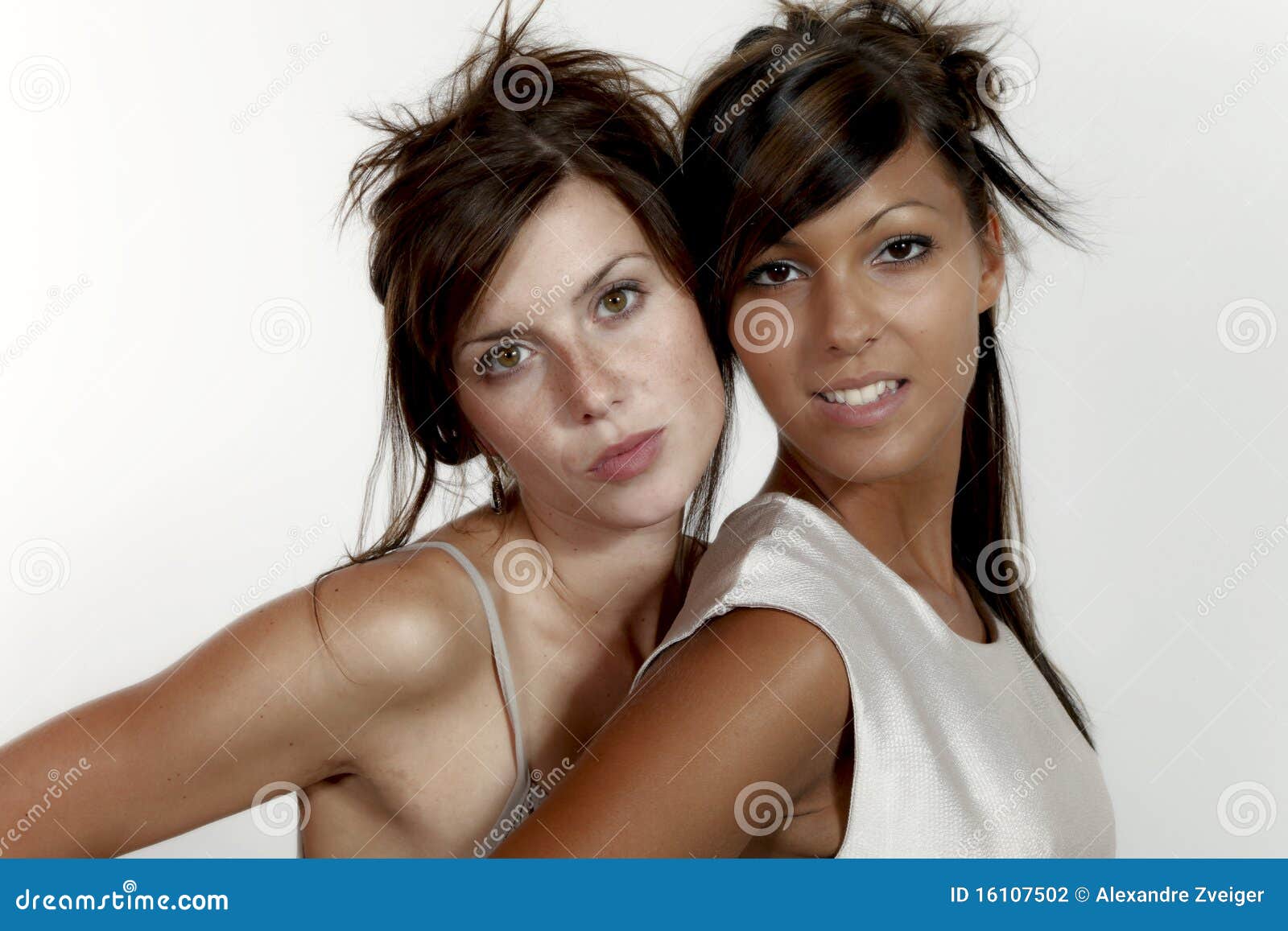 Two beautiful girl stock photo. Image of adult, color - 16107502