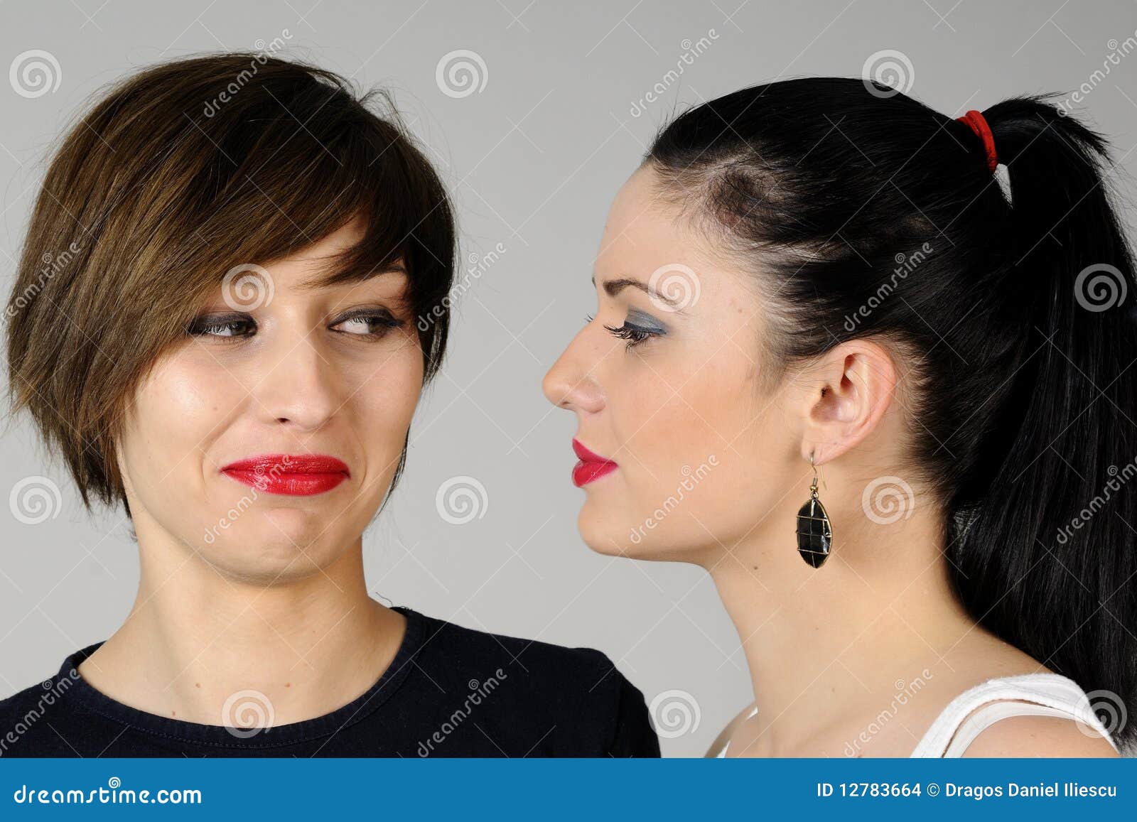 Two beautiful girls stock photo. Image of indoor, relationship - 12783664