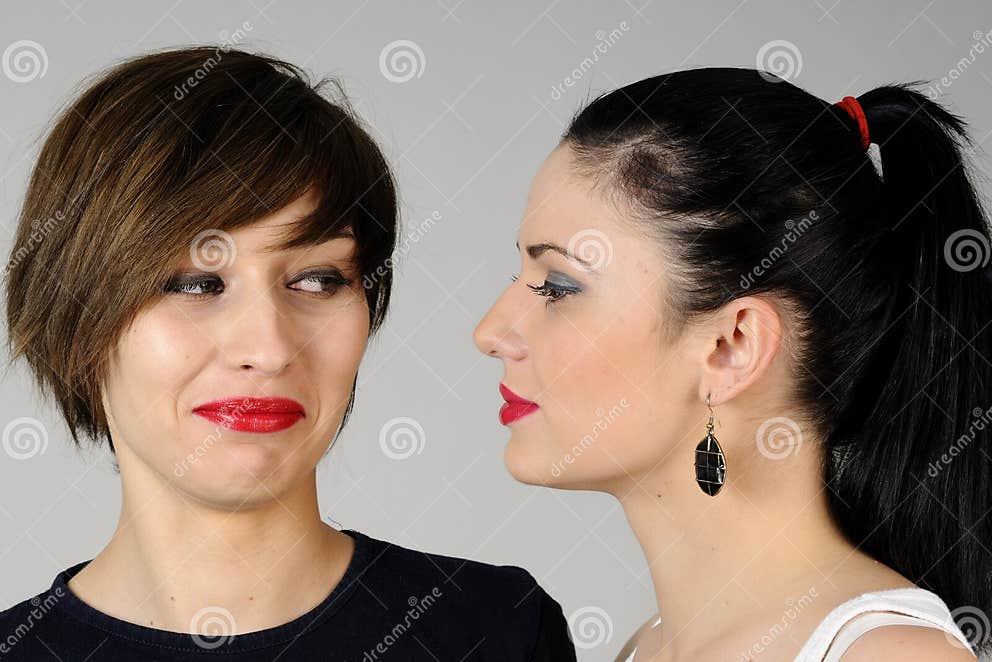 Two beautiful girls stock photo. Image of indoor, relationship - 12783664