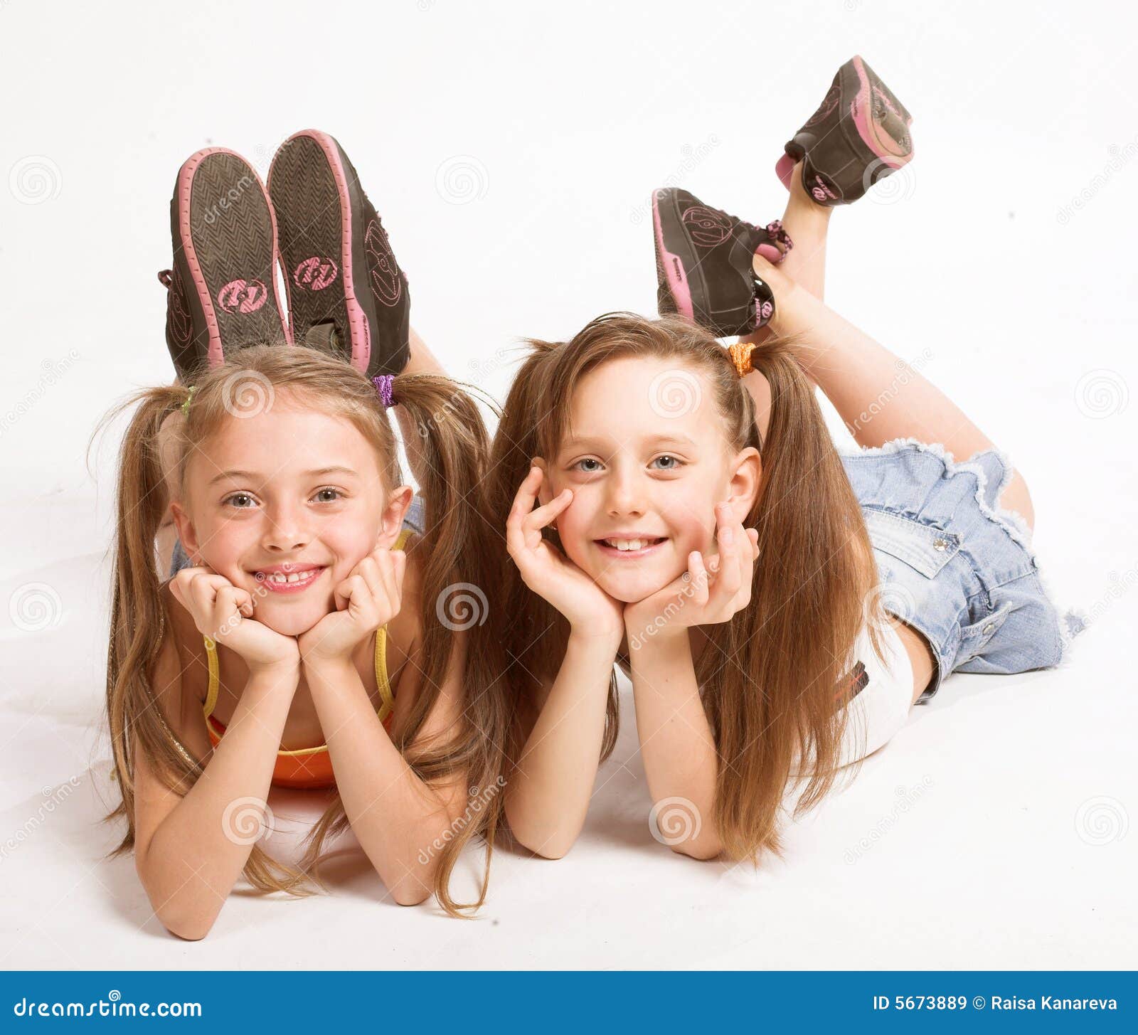 Two beautiful girls stock image. Image of happiness, couple - 5673889