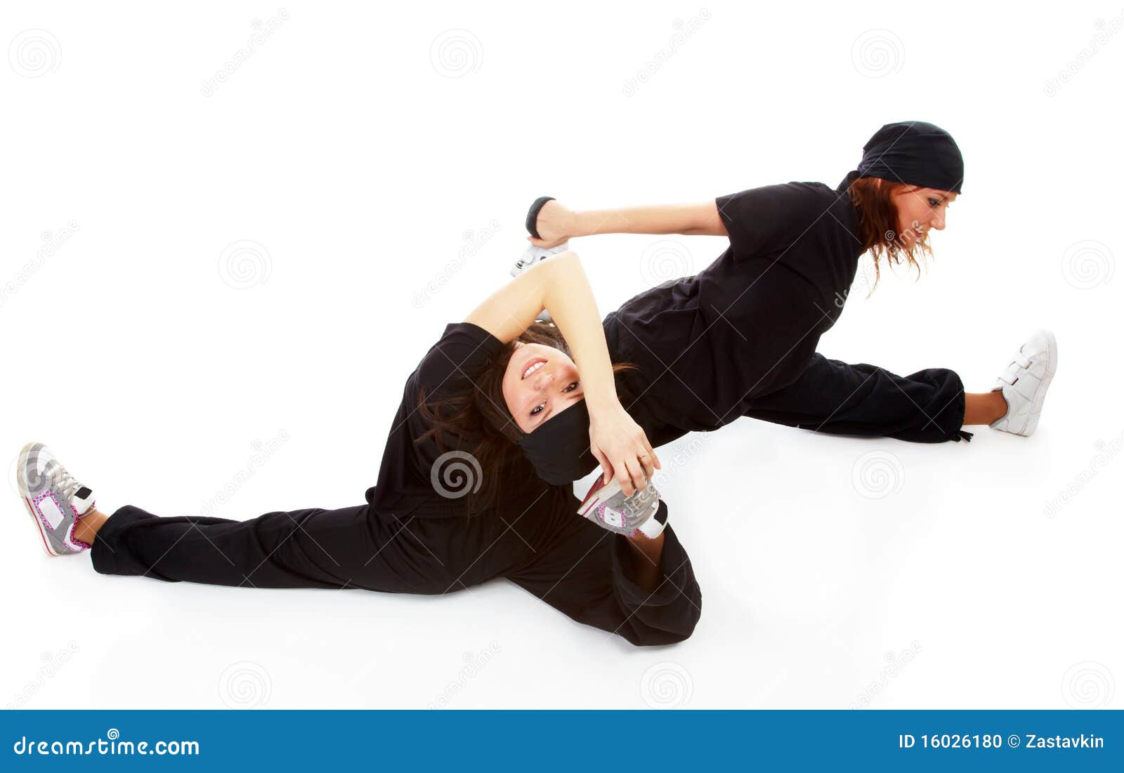 Two Beautiful Girls Breakdancers Stock Photo - Image of person ...