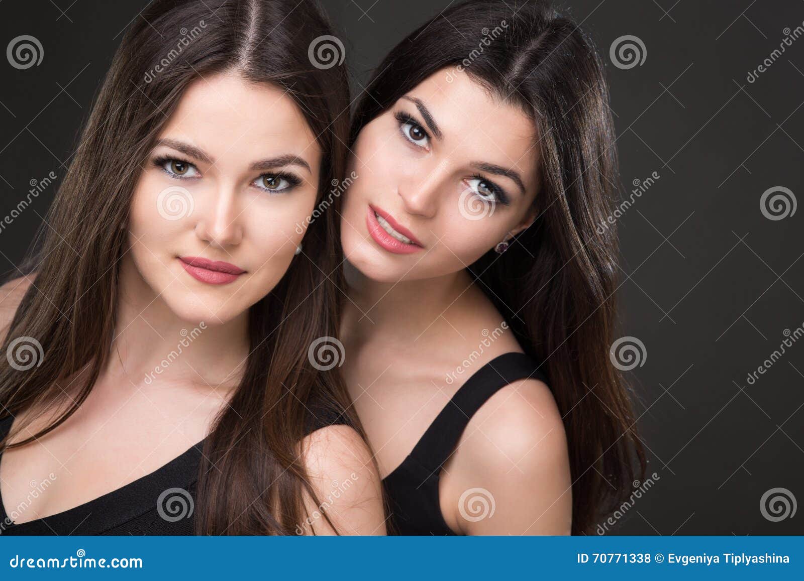 Two beautiful girls stock photo. Image of couple, girl - 70771338