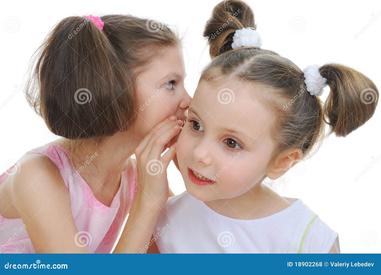 Two Beautiful Girls Telling Secret Stock Photo - Image of intimate ...