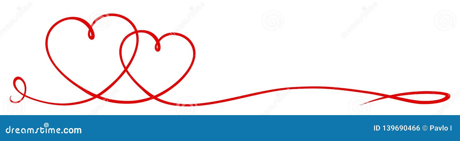 Two Beautiful Hearts - Vector Stock Vector - Illustration of hearts ...