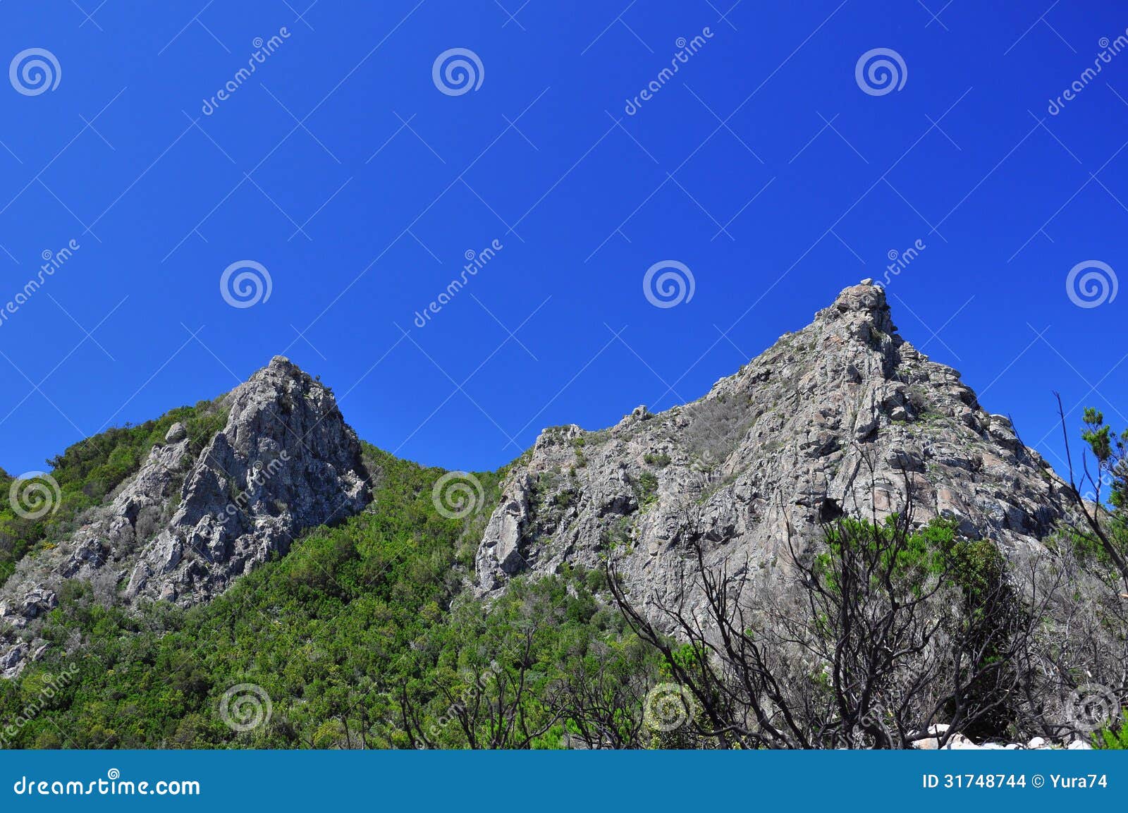 Two beautiful hill stock photo. Image of blue, mountains - 31748744