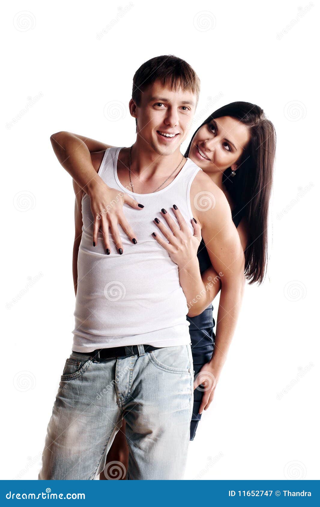 Two beautiful lovers stock image. Image of conscious - 11652747