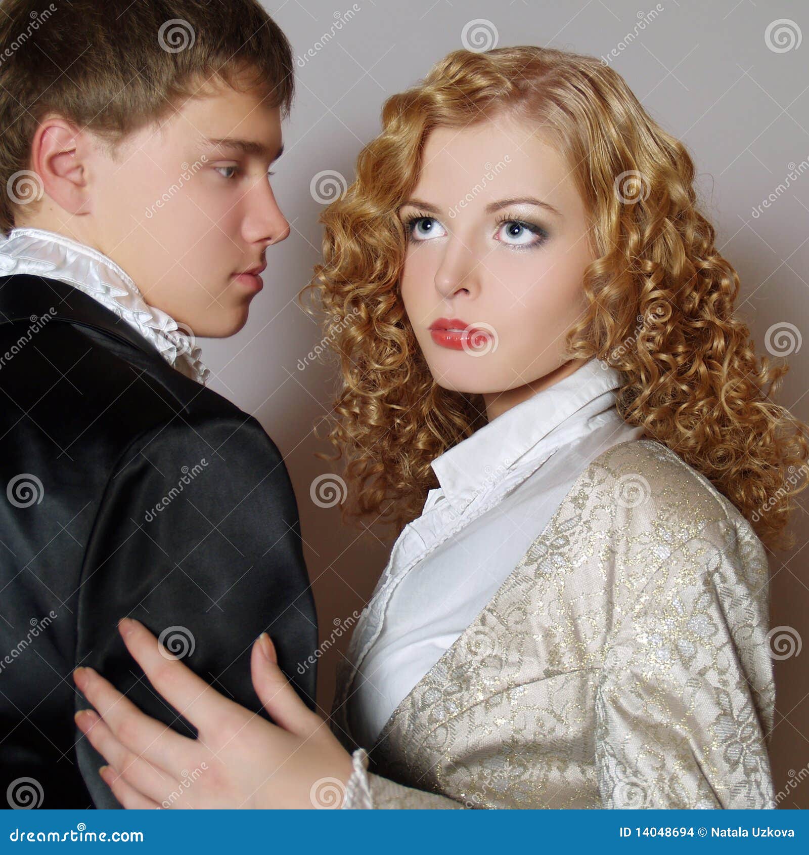 Two beautiful lovers stock photo. Image of lens, glamour - 14048694