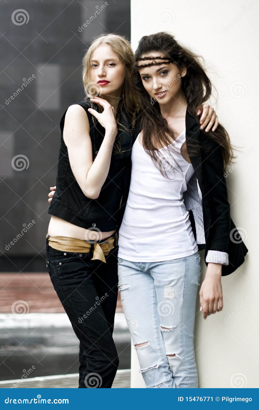 Two beautiful models stock image. Image of gorgeous, fine - 15476771