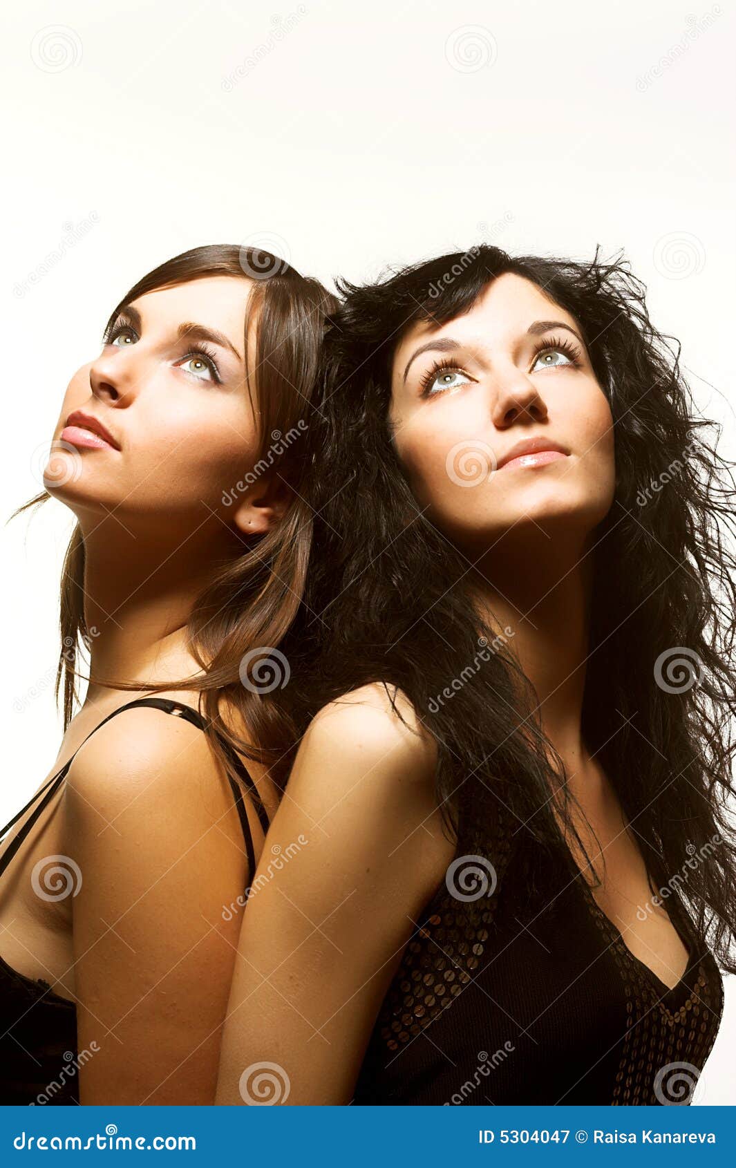 Two beautiful models stock image. Image of casual, beautiful - 5304047