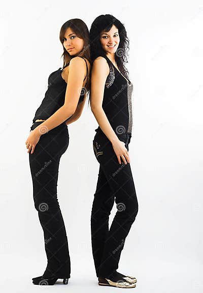 Two beautiful models stock image. Image of portrait, eyes - 5310453