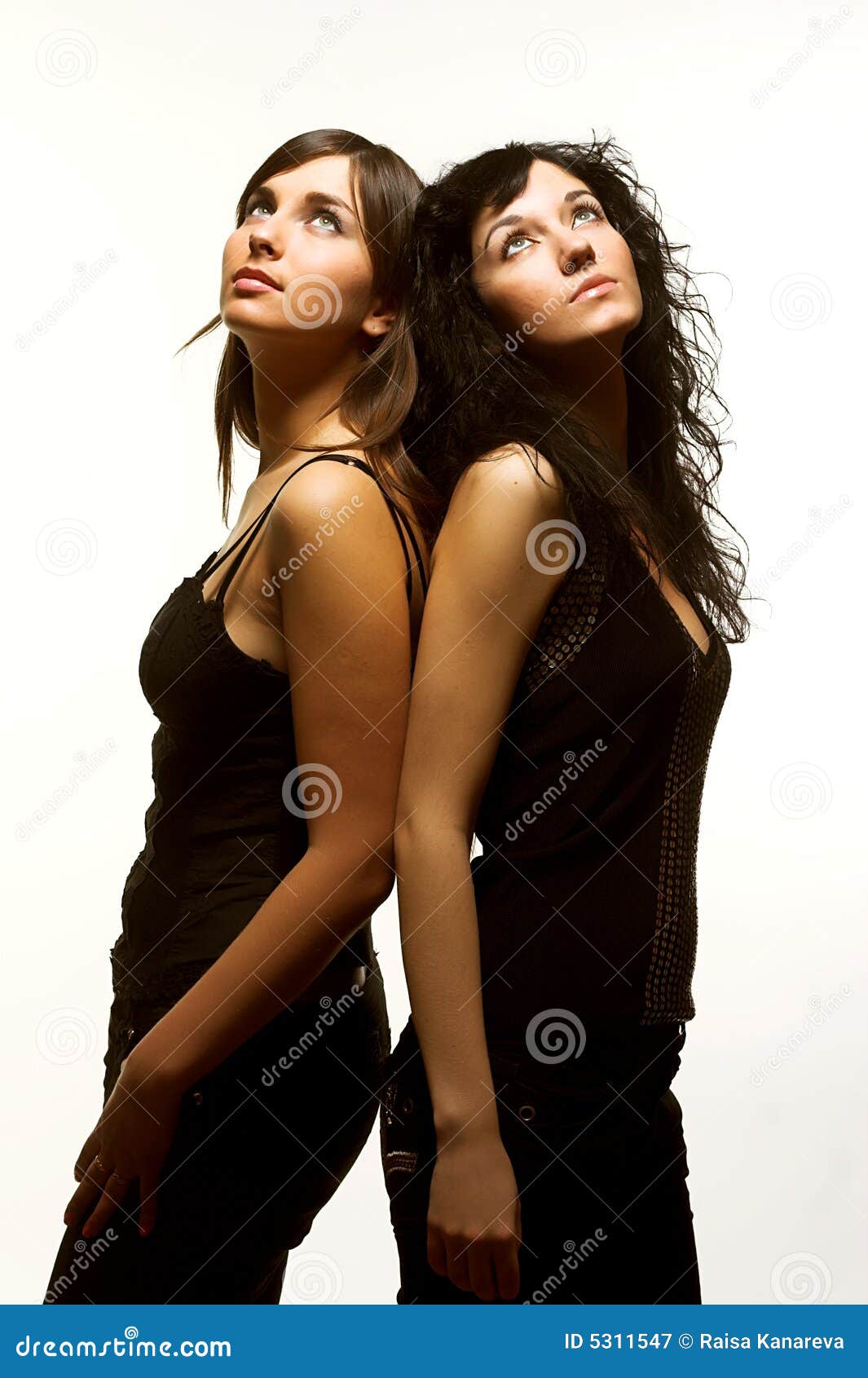 Two beautiful models stock image. Image of hair, girlfriend - 5311547