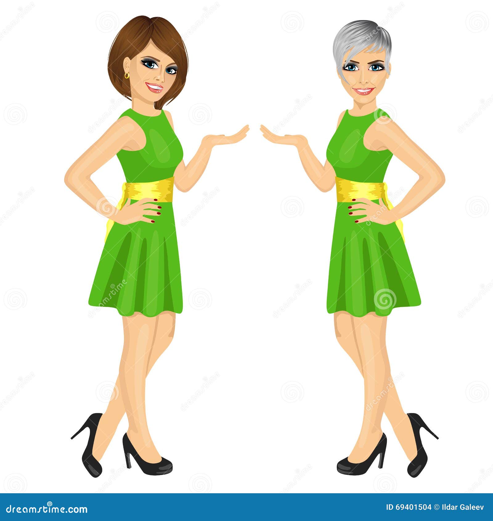 Exhibition Hostess Woman Stock Illustrations – 8 Exhibition Hostess ...