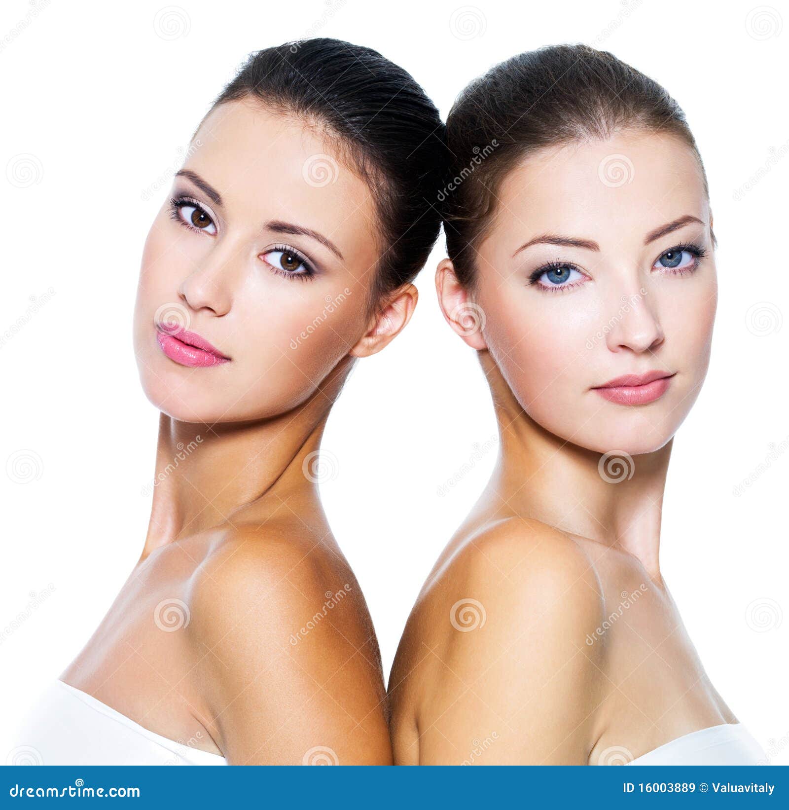 Two beautiful women stock image. Image of glamour, attractive - 16003889