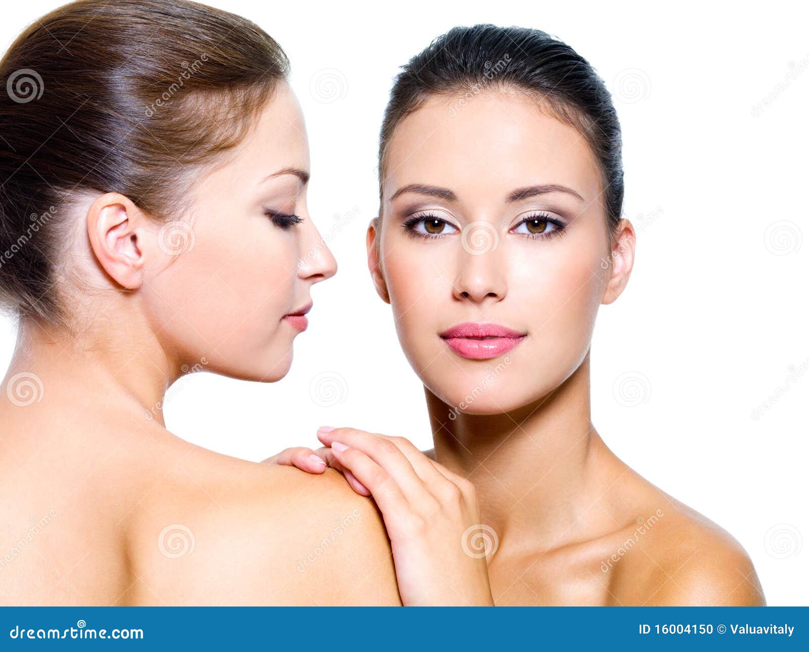 Two beautiful women stock photo. Image of sensual, serene - 16004150
