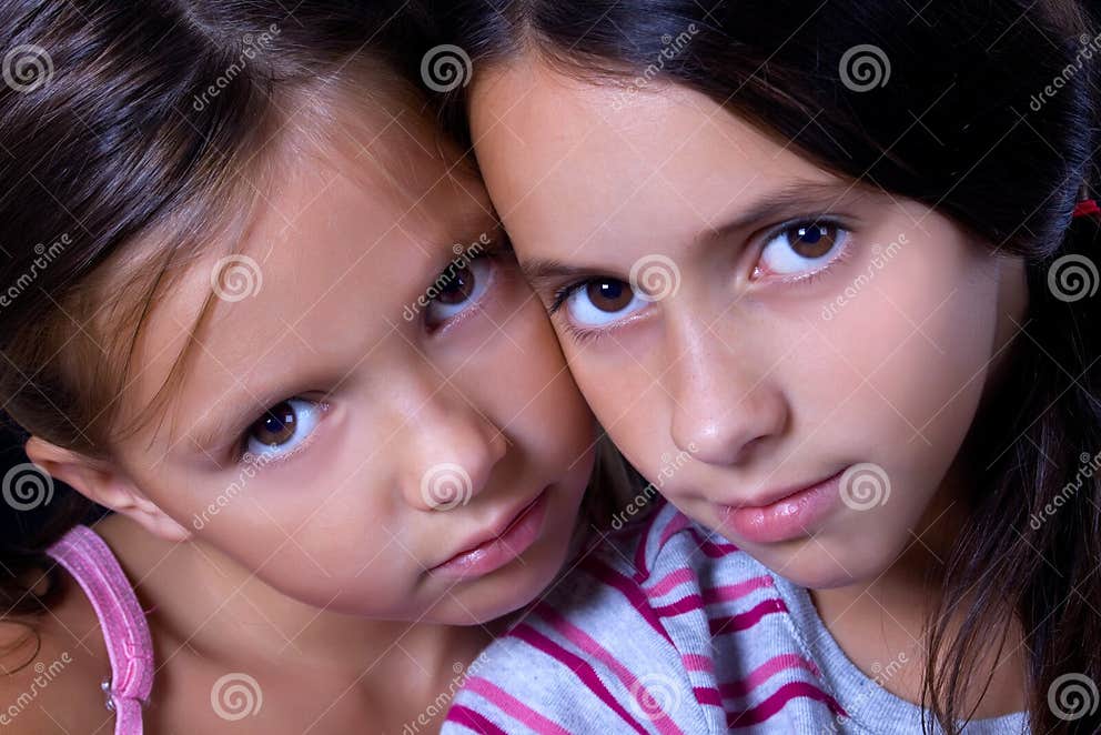 Two beautiful sisters stock image. Image of beautiful - 10942457