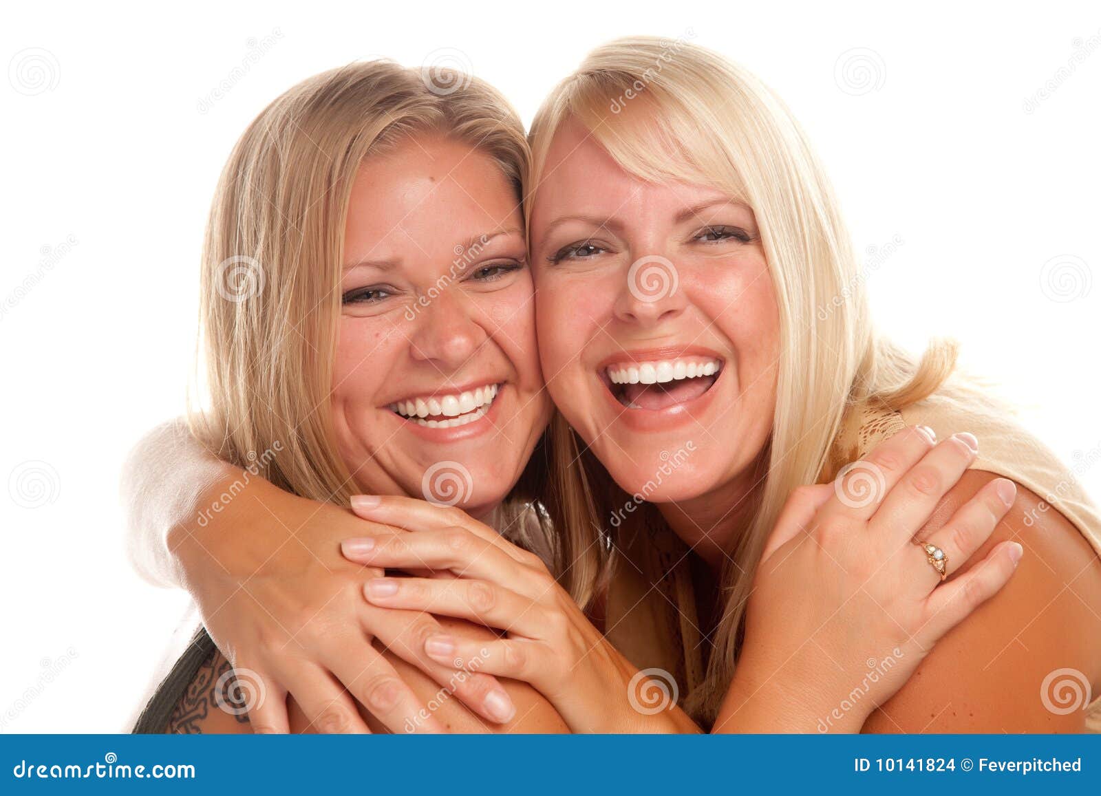 Two Beautiful Sisters Laughing Stock Photo - Image of buddy, face: 10141824