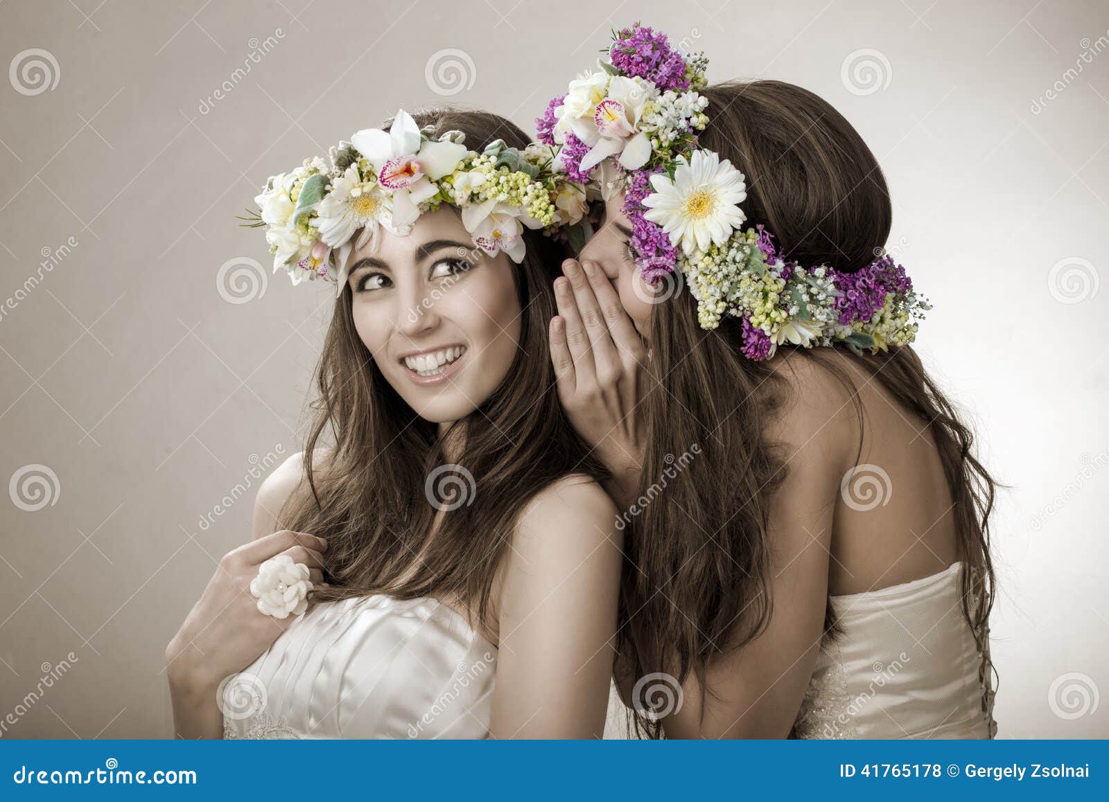 Friendship Symbol, Kids Girls Holding Hands Walking Forward Together ...