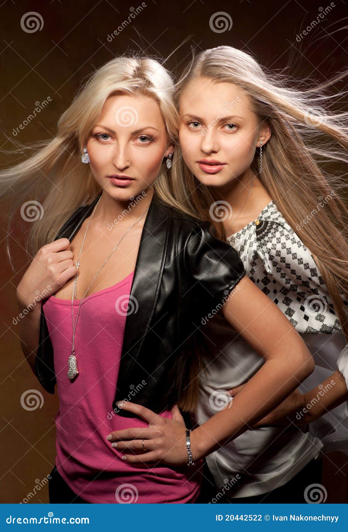 Two beautiful women stock photo. Image of face, happy - 20442522