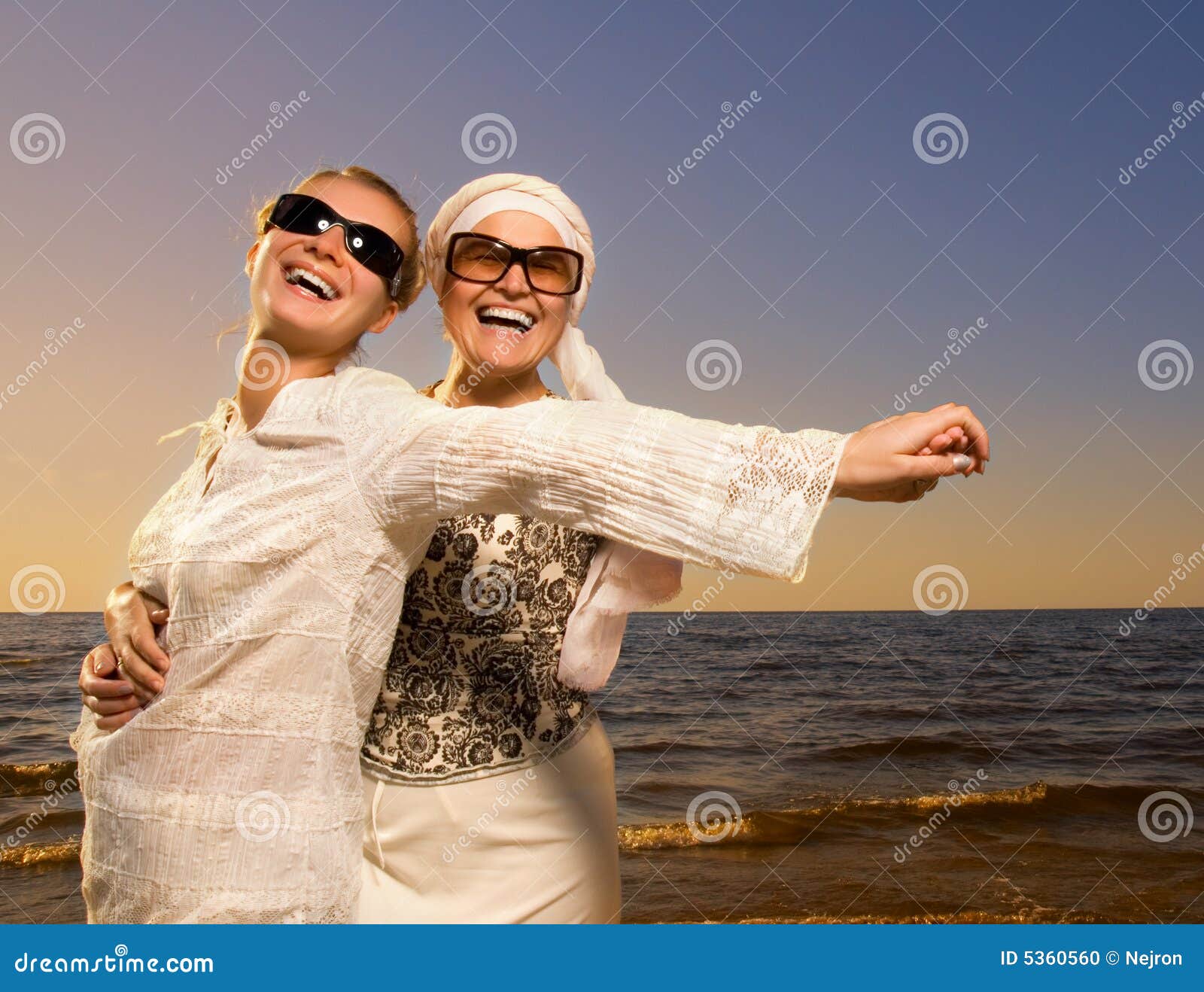 Two beautiful women stock photo. Image of attractive, leisure - 5360560